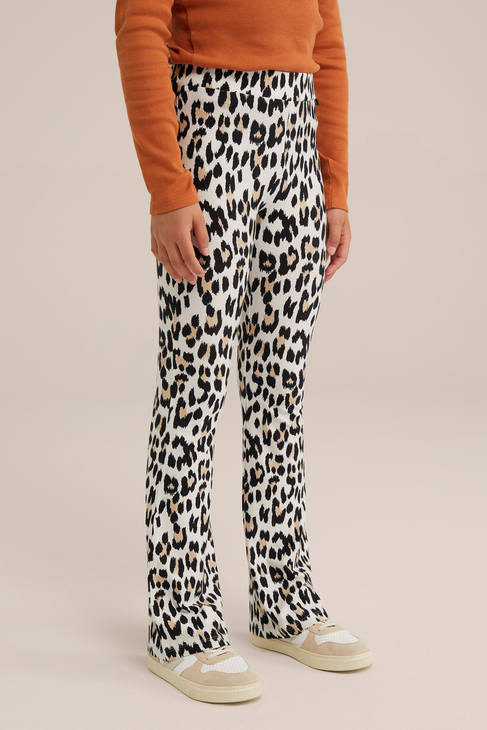 Meisjes flared legging met print | wefashion.com
