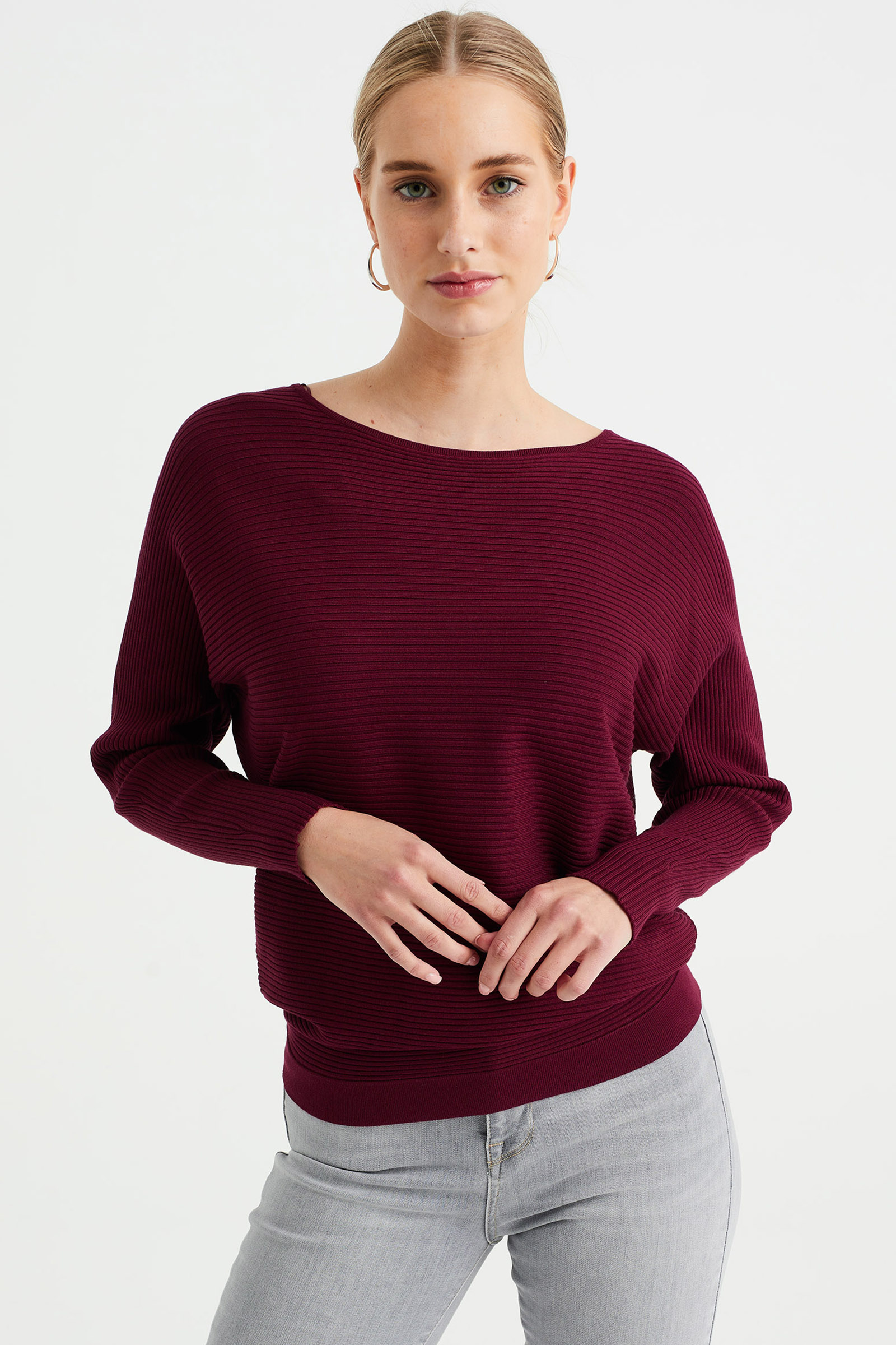 Dames Geribde Trui Wefashion Dames Geribde Trui Wefashion