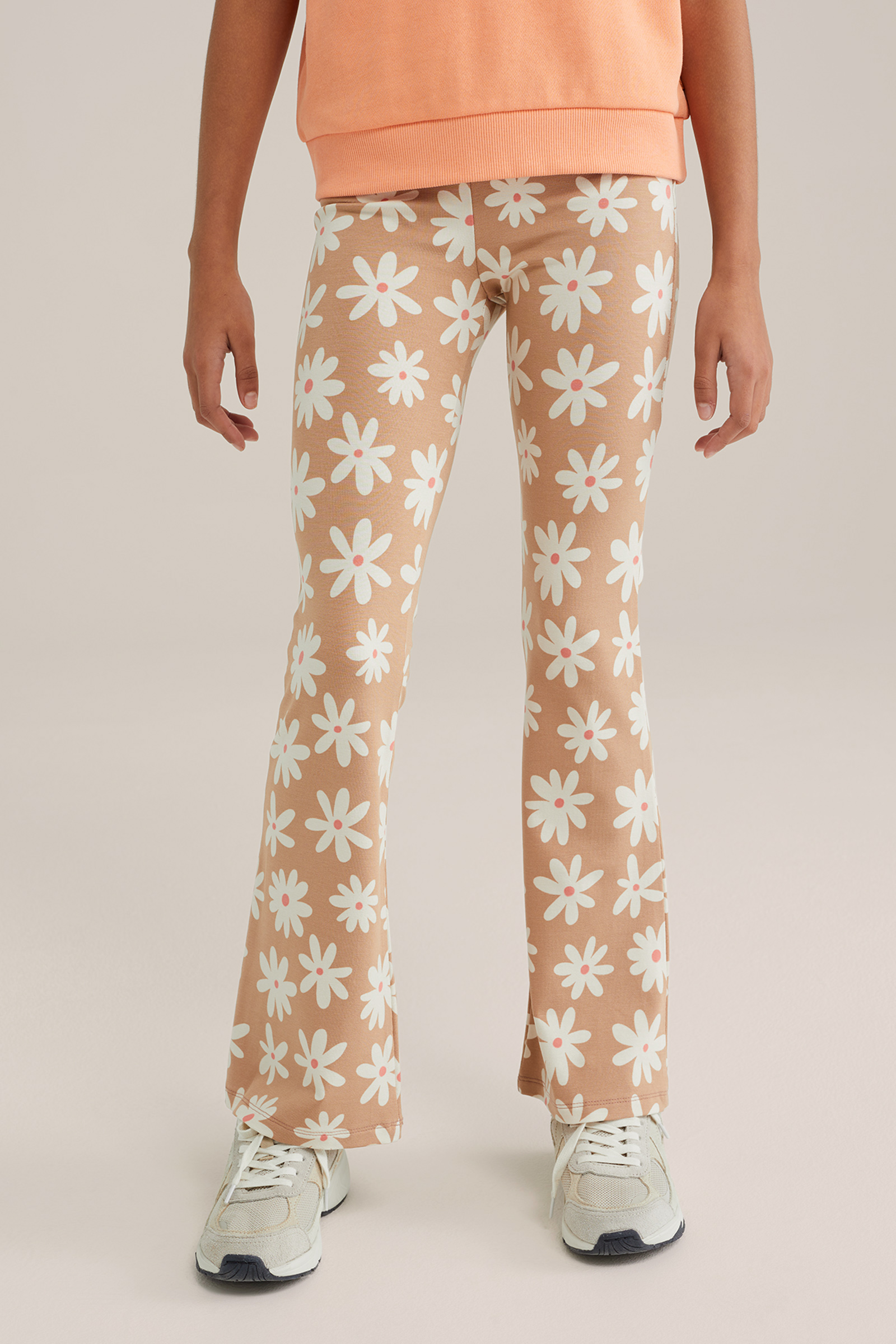 Meisjes flared legging met print | wefashion.com