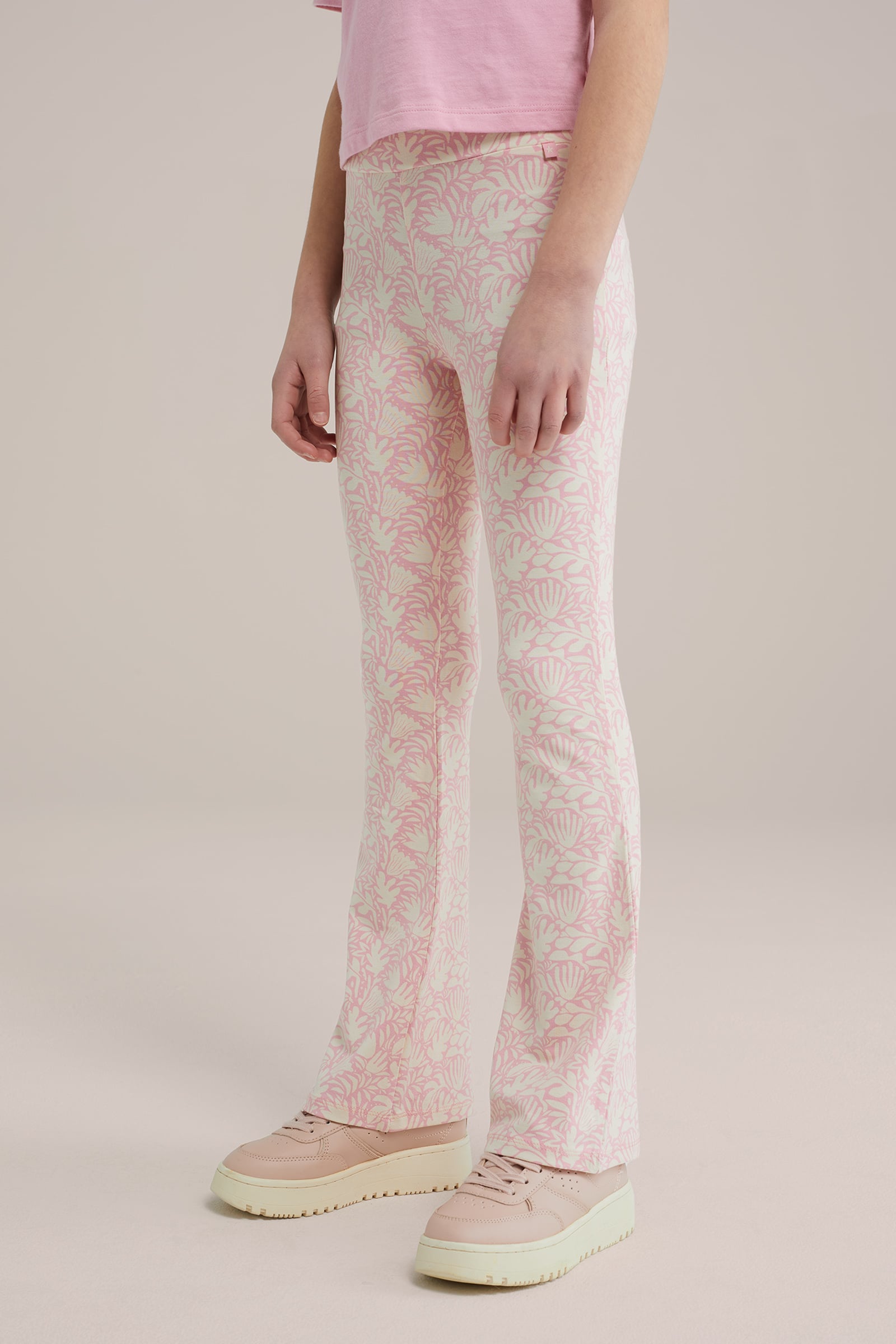Meisjes flared legging met print | wefashion.com