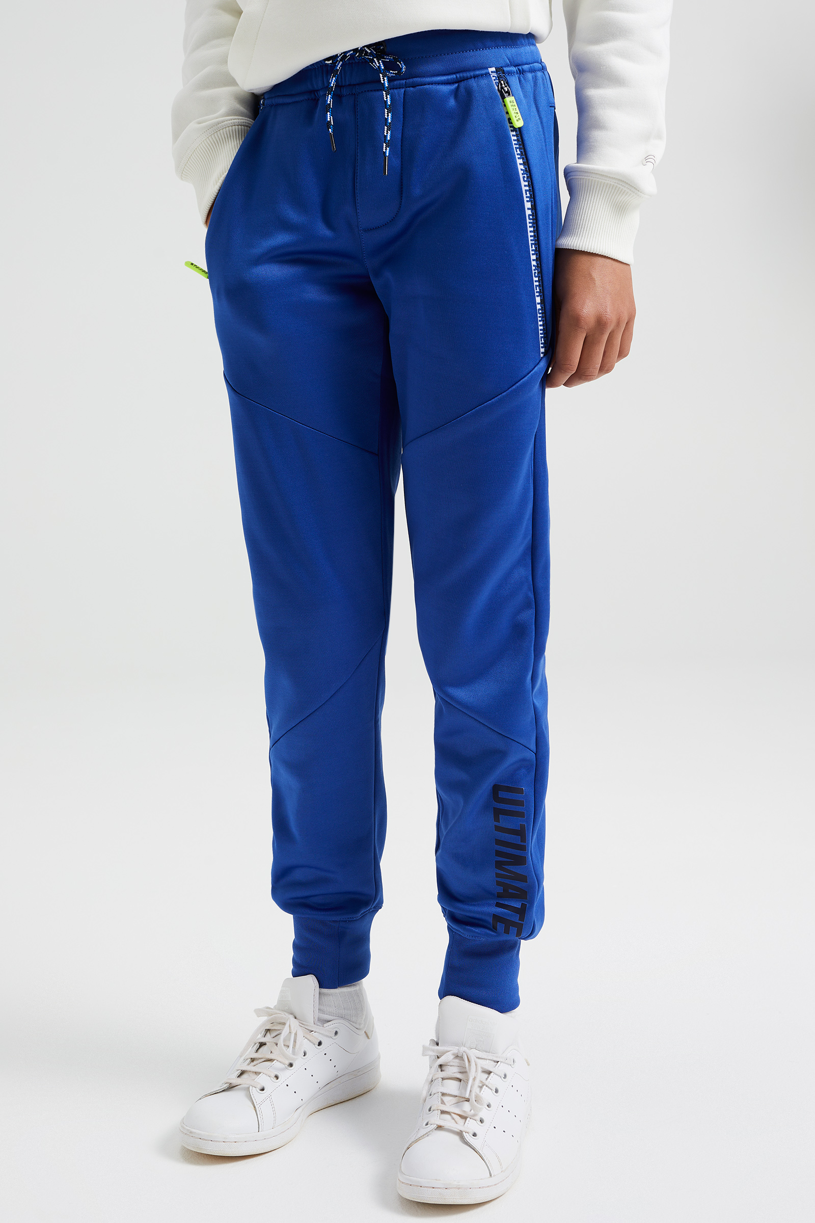 Jongens Joggingbroek Met Bikerdetails