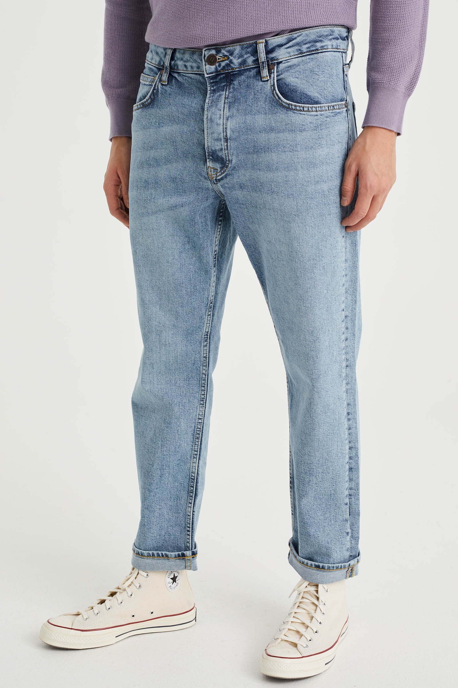 Herren-Relaxed-Fit-Jeans mit Comfort-Stretch | wefashion.com