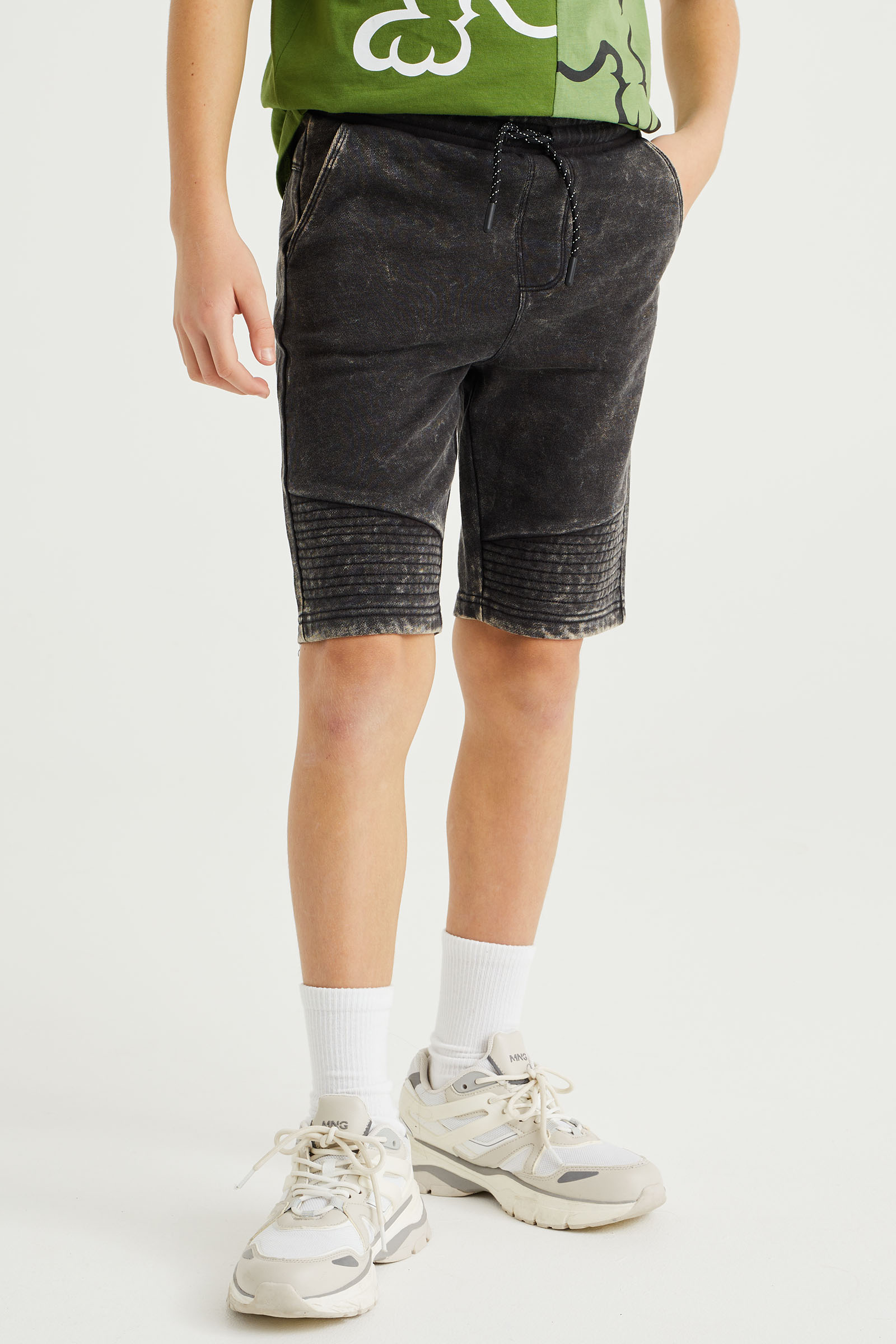 Jongens Joggingshort Met Bikerdetails