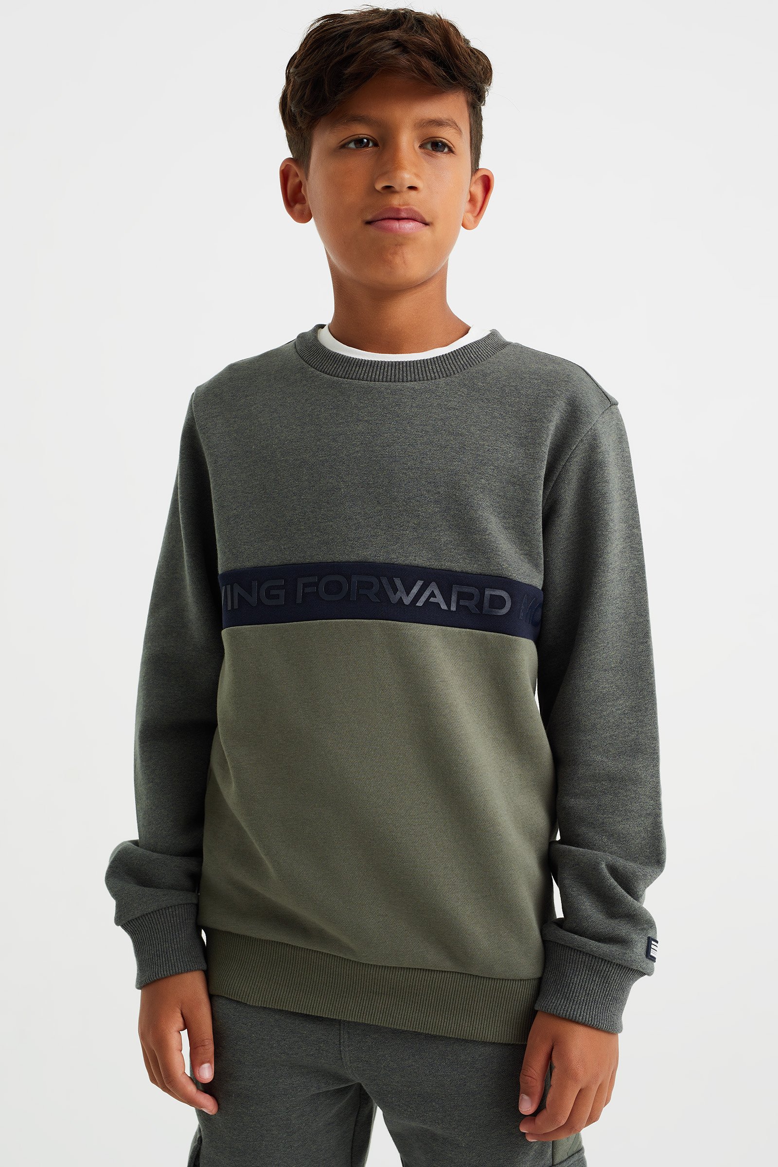 Sweat-shirt à galon garçon | wefashion.com