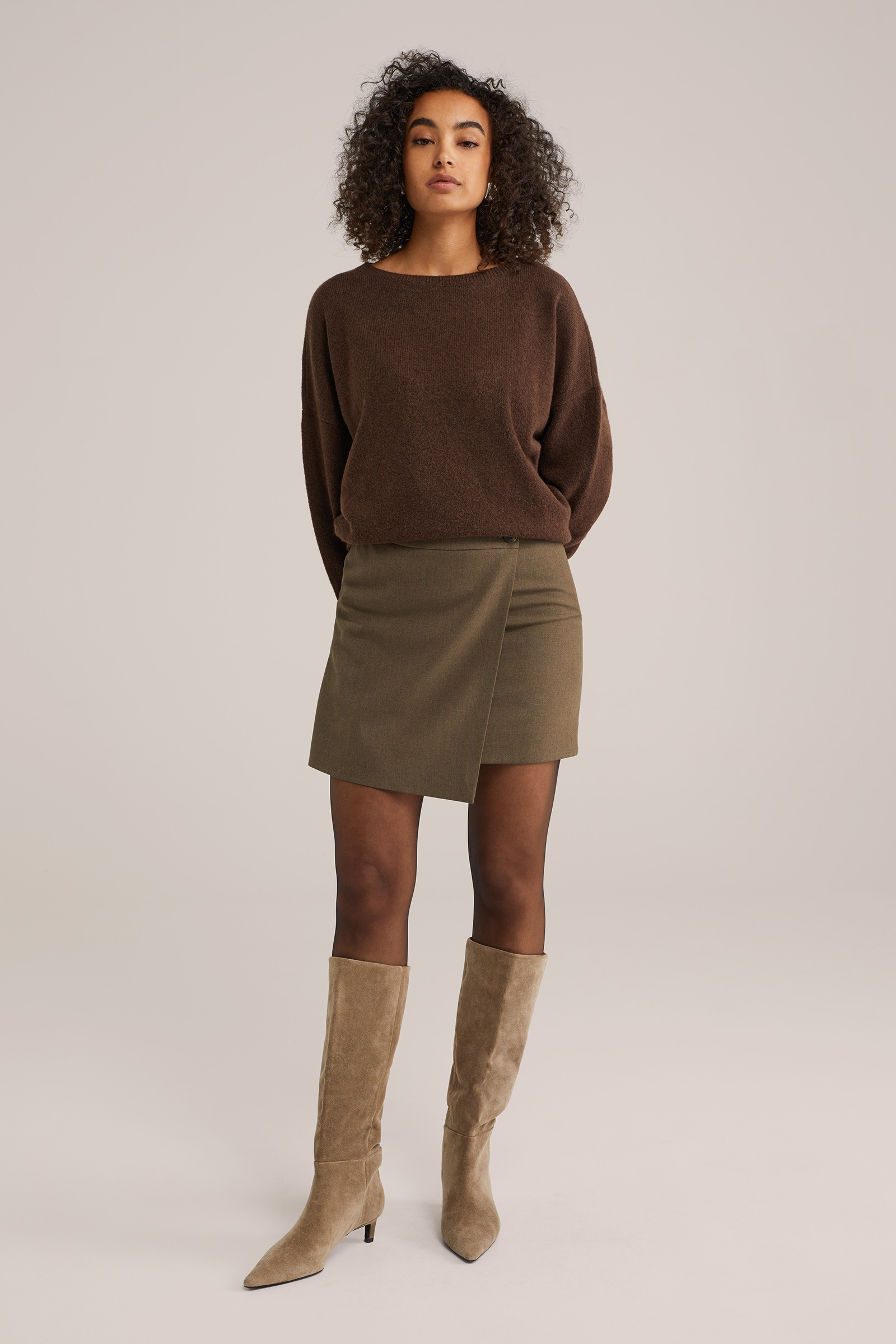 Dames rok met overslag | wefashion.com