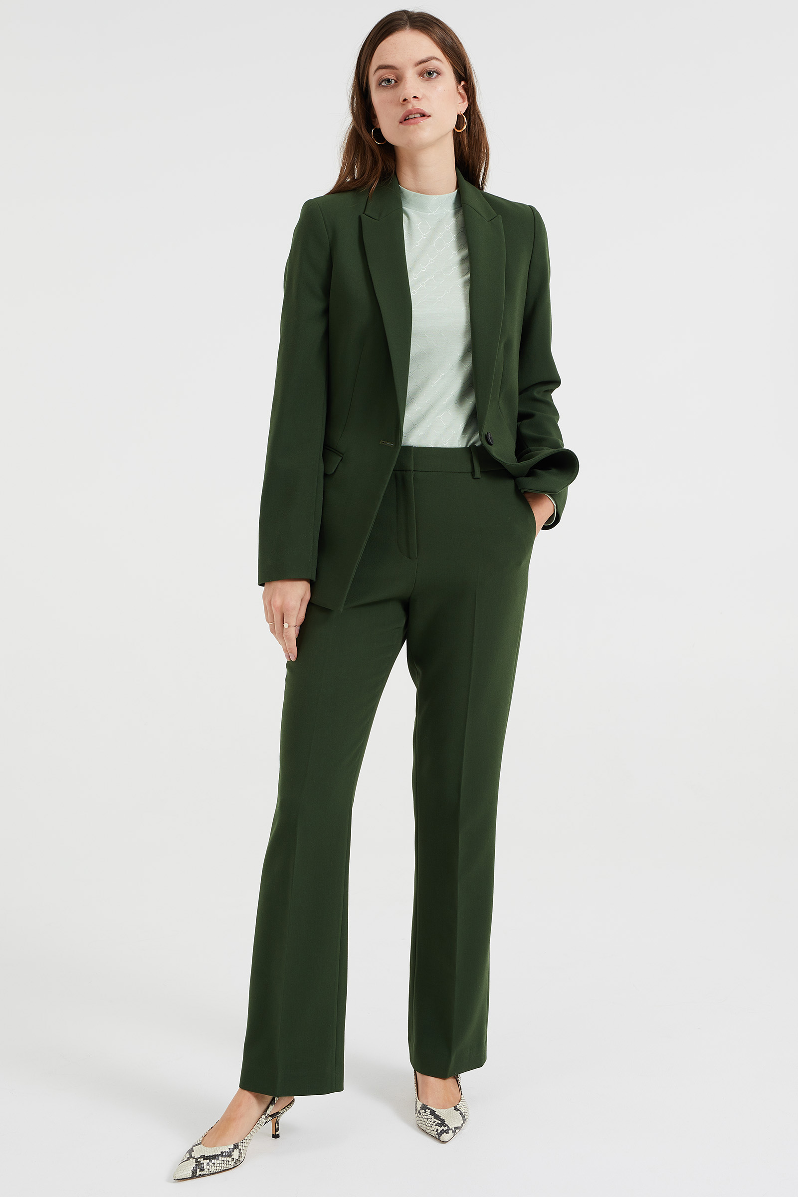 Regular fit pak met stretch | wefashion.com