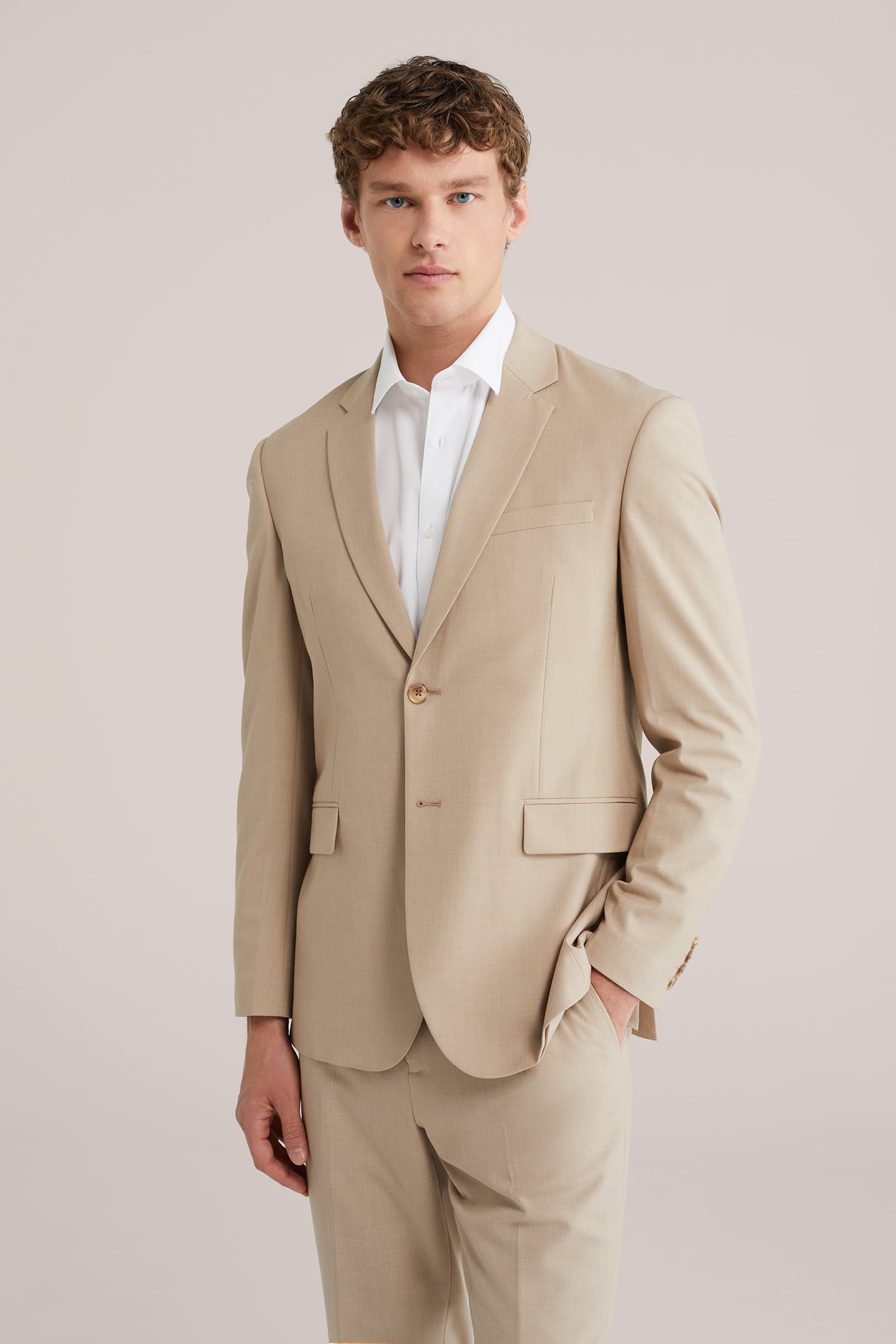 Heren slim fit blazer - THE FLEX SUIT | wefashion.com