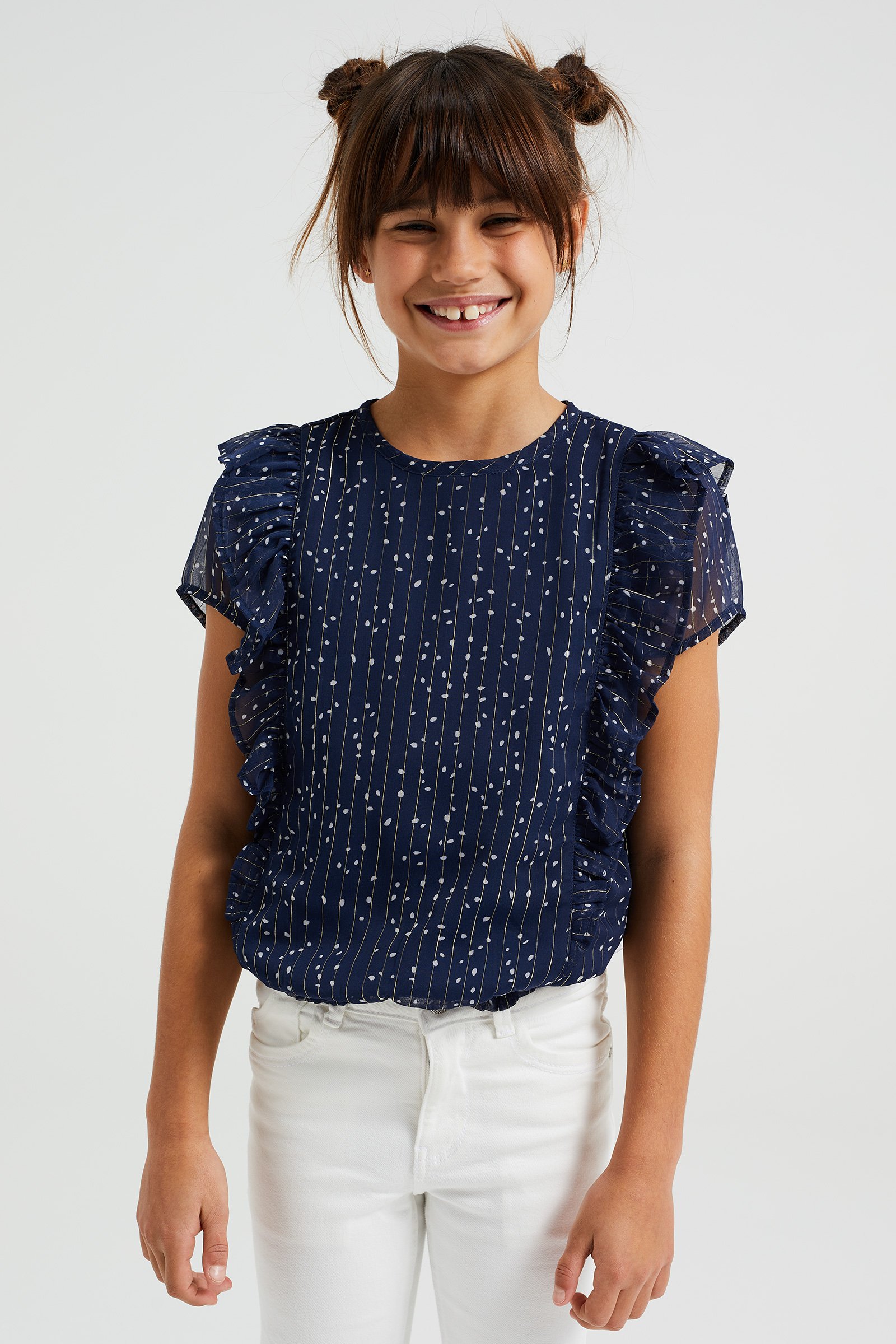 Meisjes top met dessin | wefashion.com