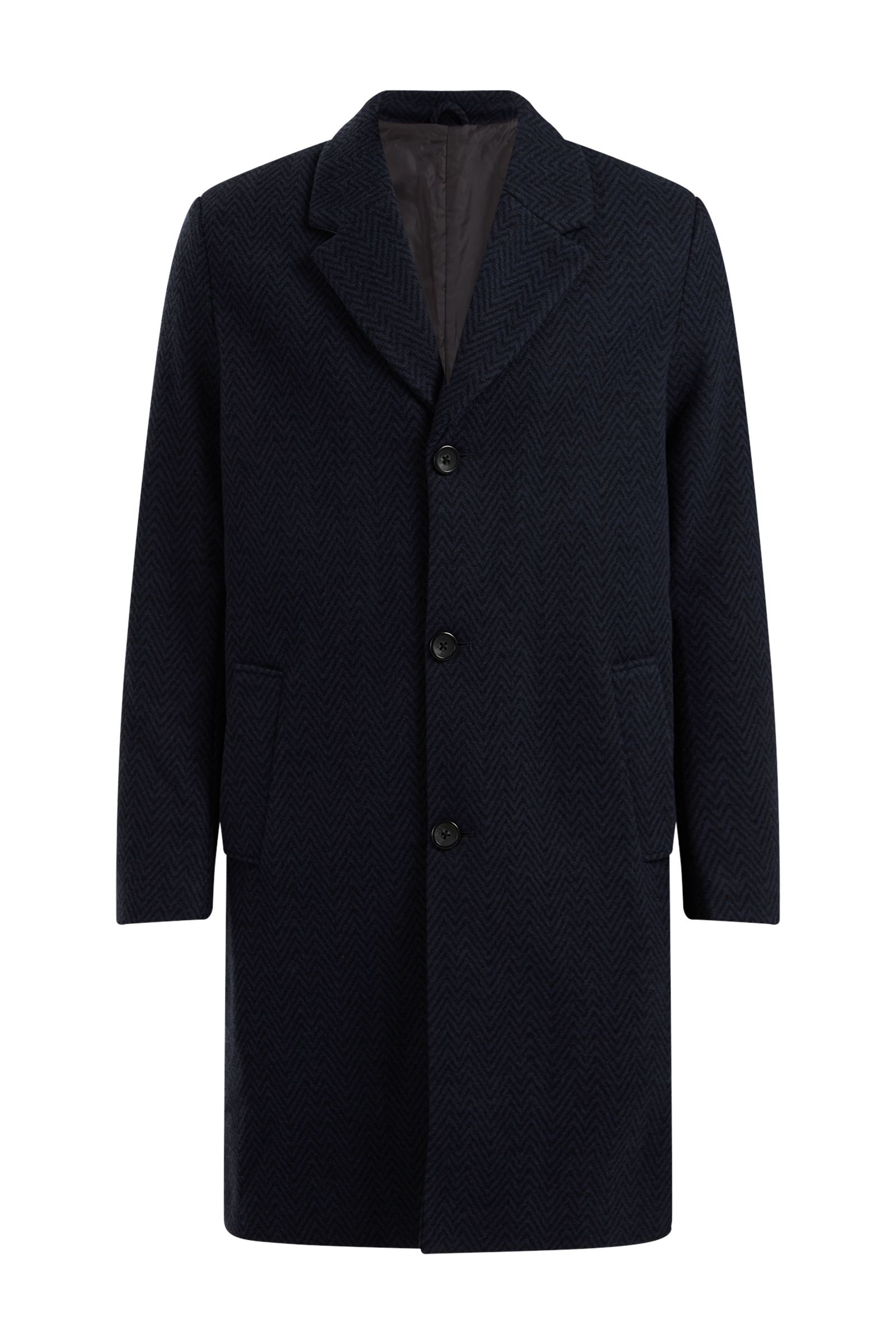 Heren overjas met dessin | wefashion.nl