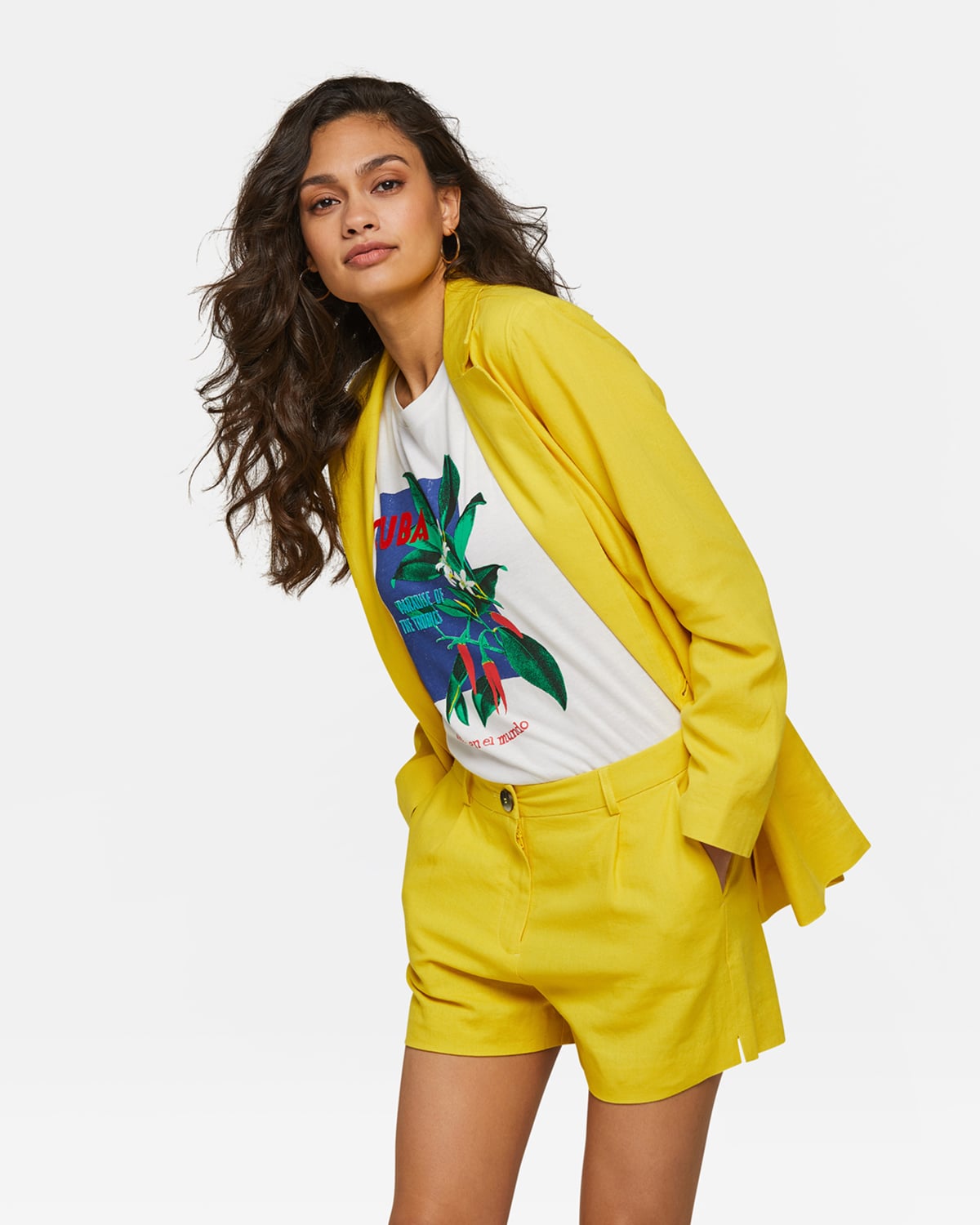 Dames linnen pak | wefashion.com