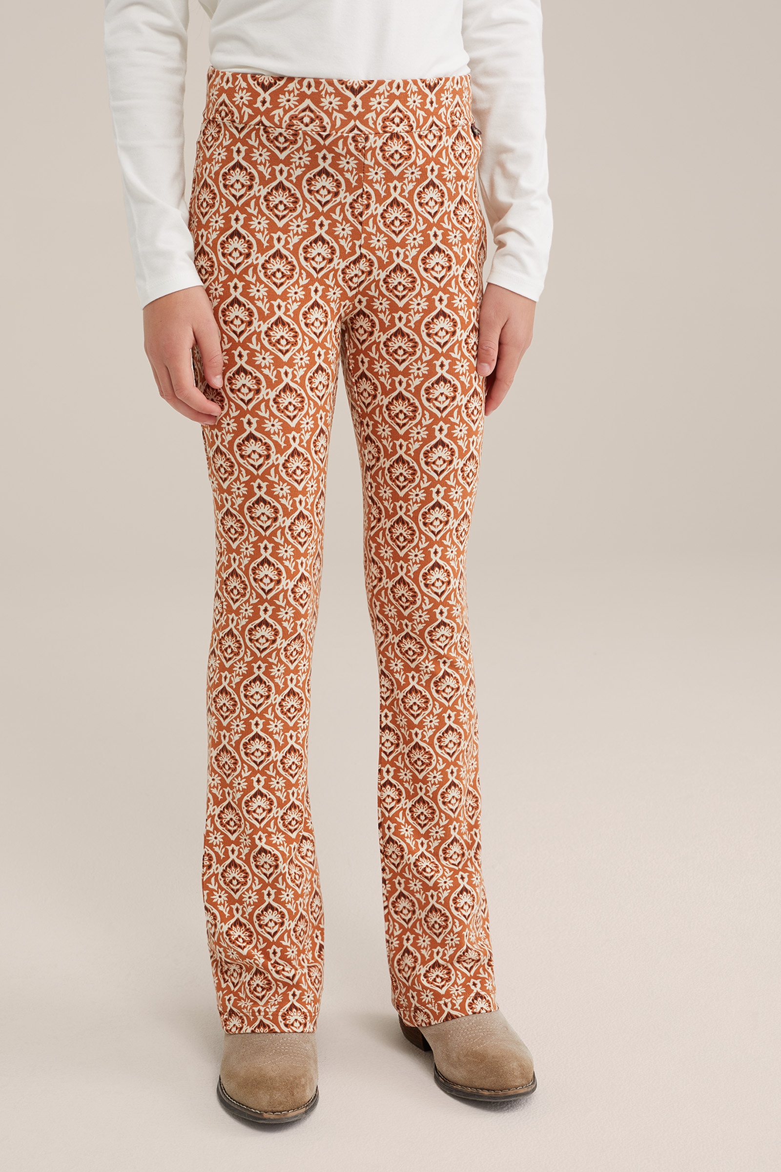 Meisjes flared legging met print | wefashion.com
