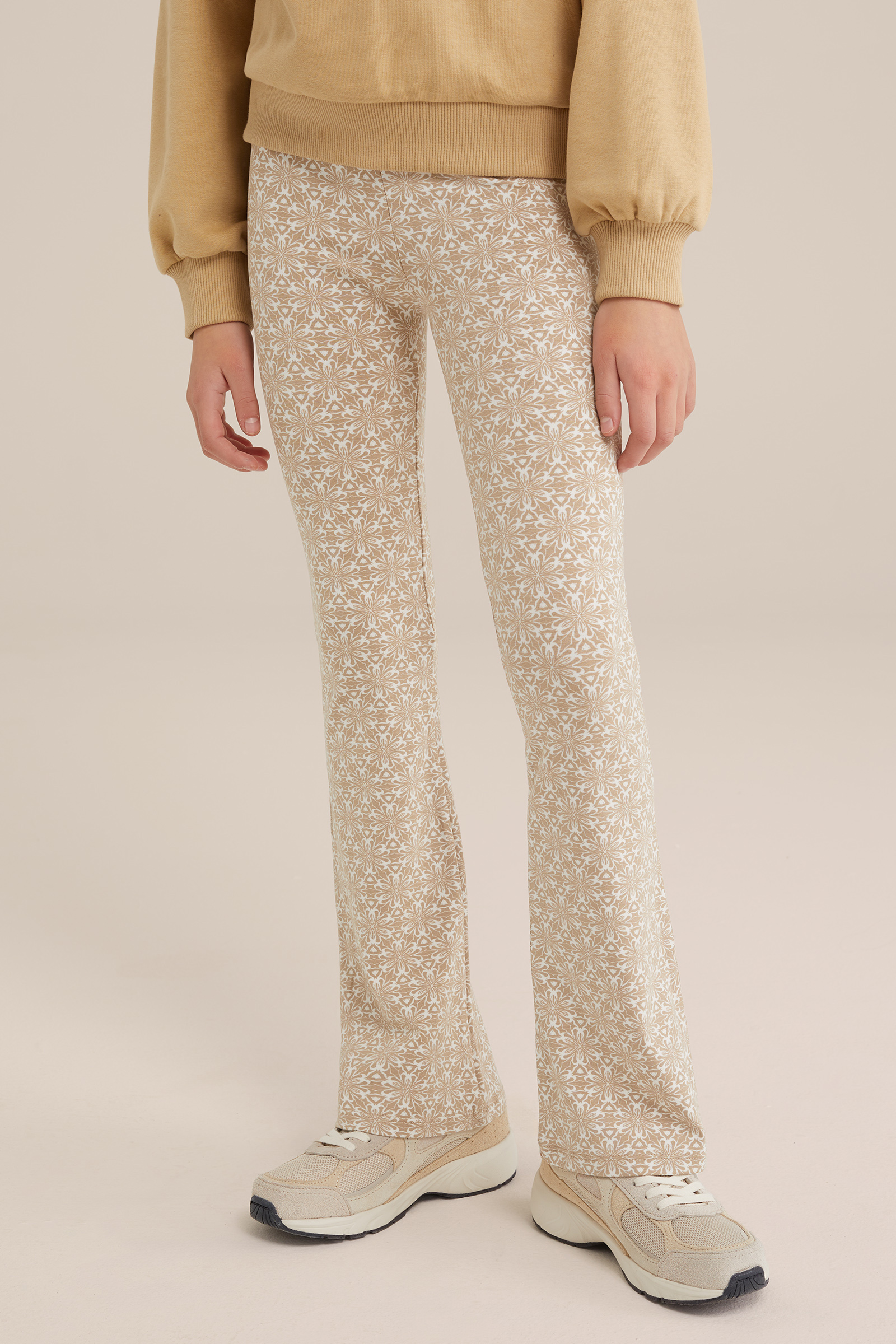 Meisjes flared legging met print | wefashion.com