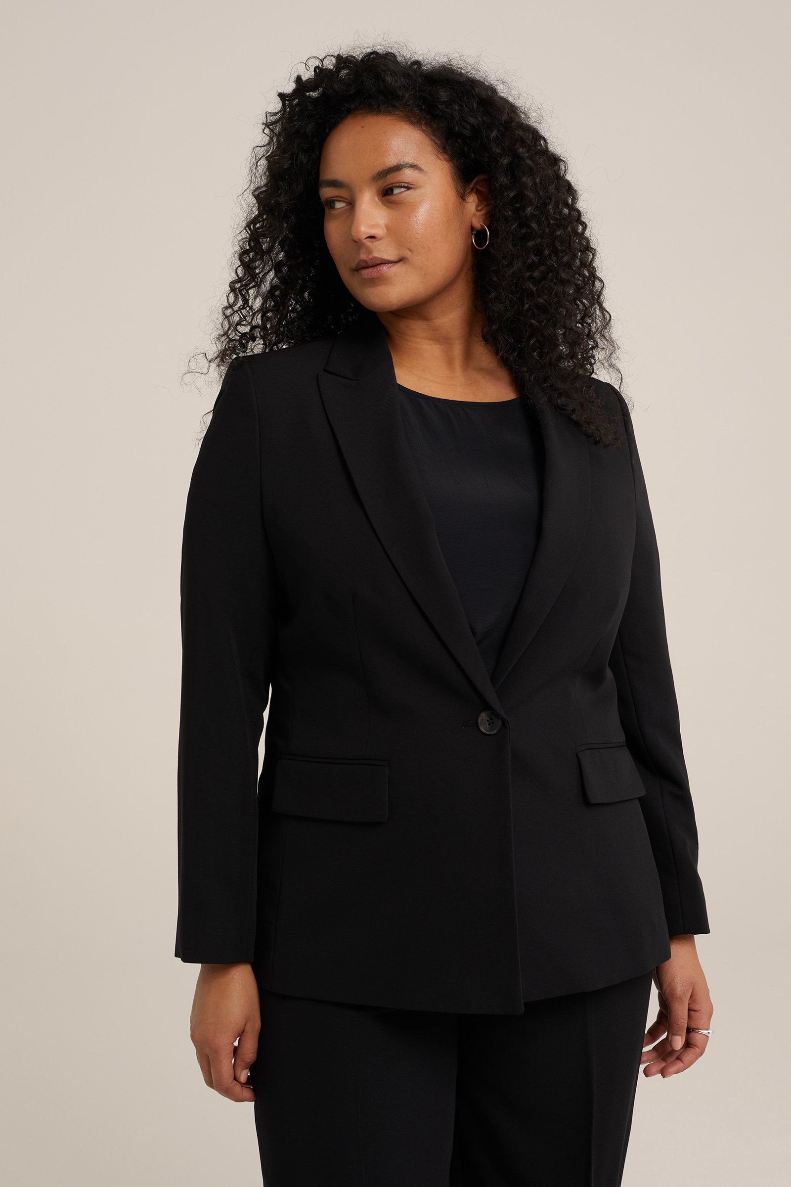 Dames Slim fit pak - Curve | wefashion.nl