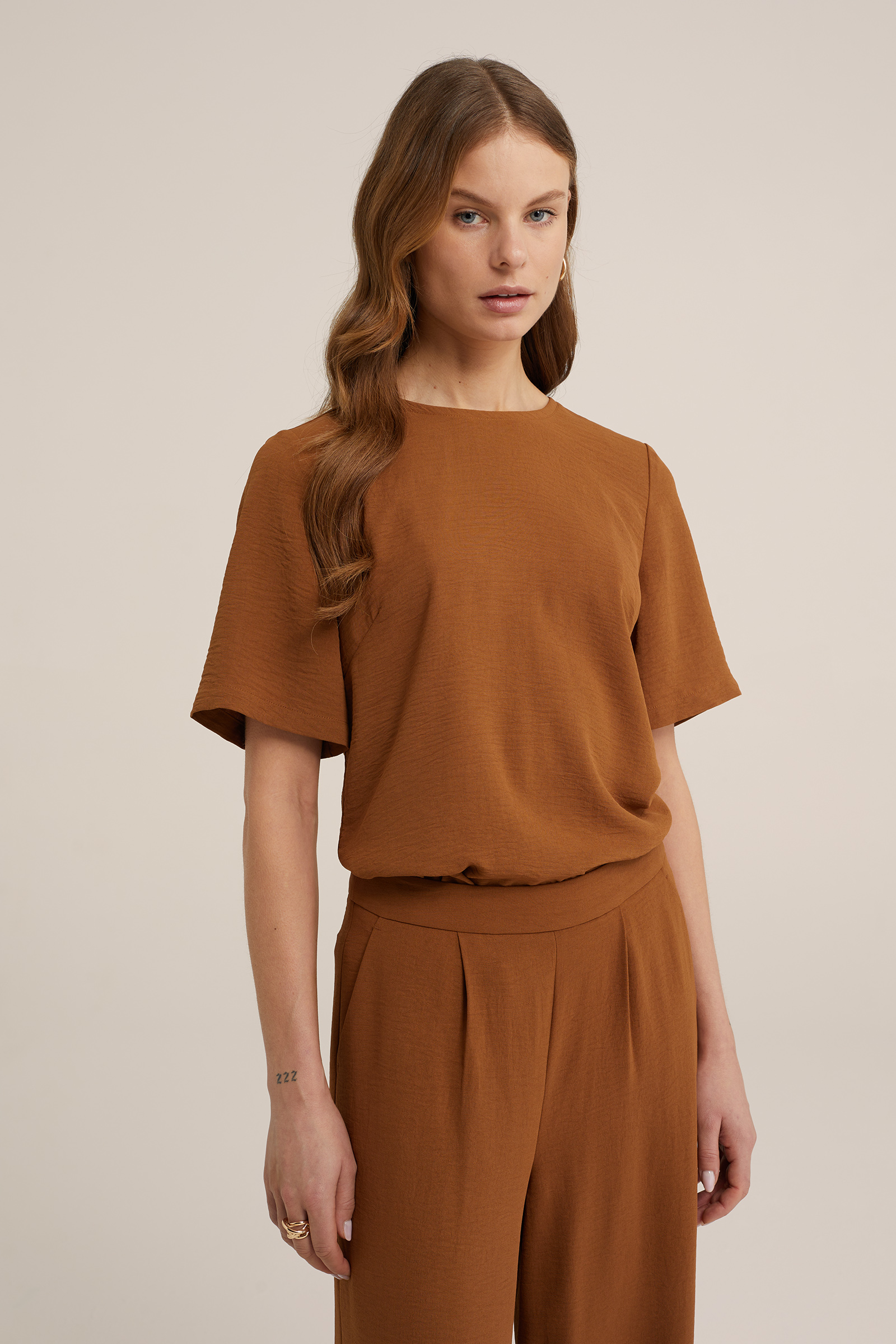 Dames geweven top | wefashion.com