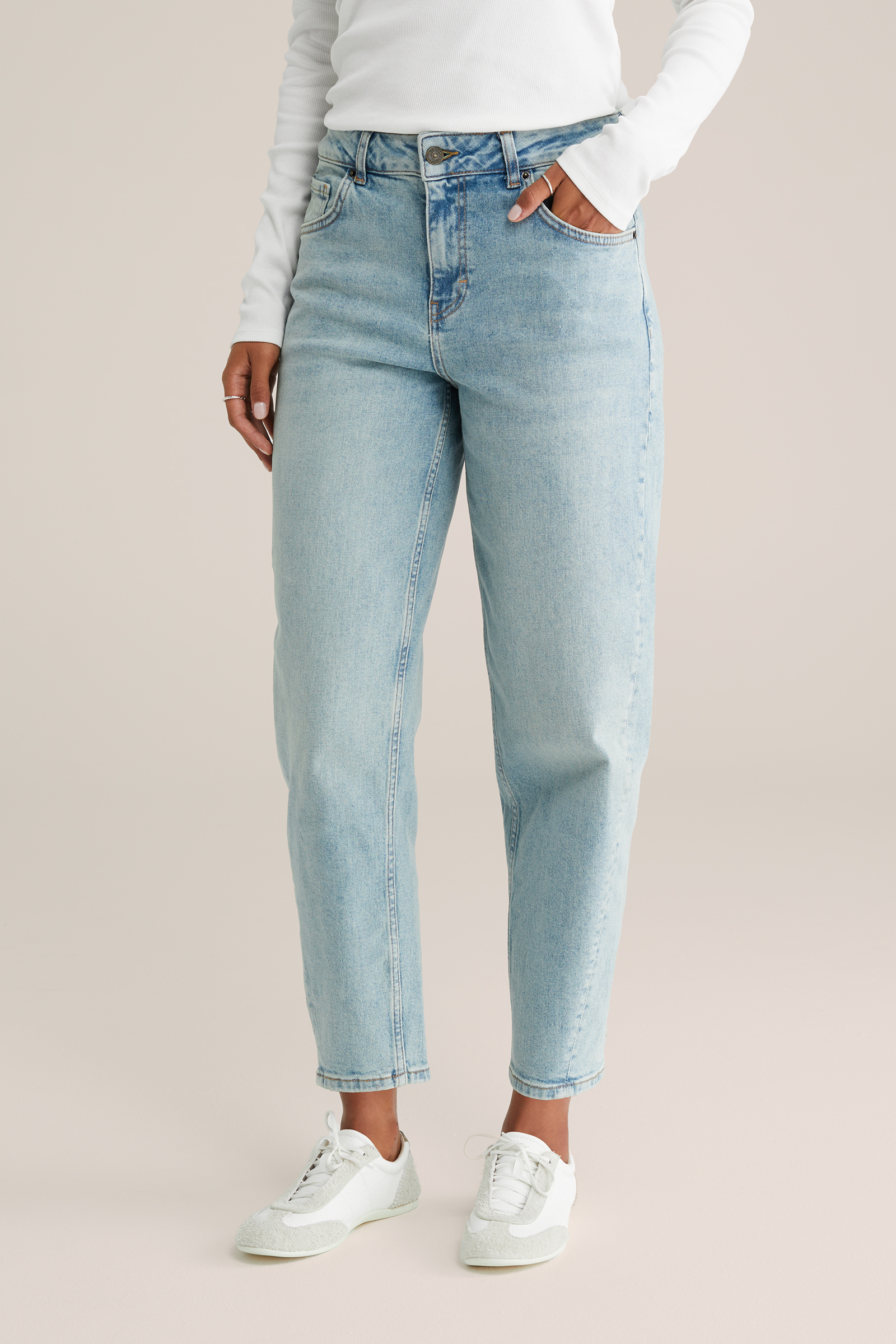 Dames barrel fit jeans | wefashion.com