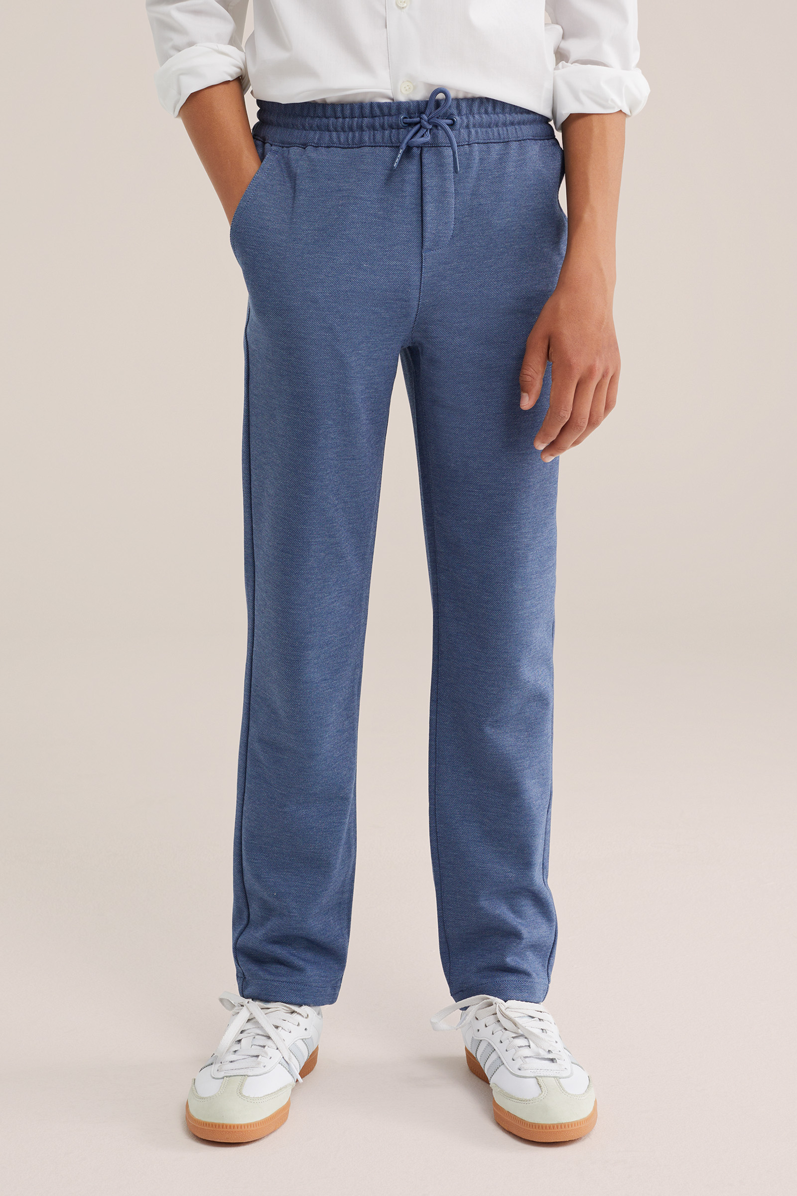 Jongens regular fit broek met stretch | wefashion.com