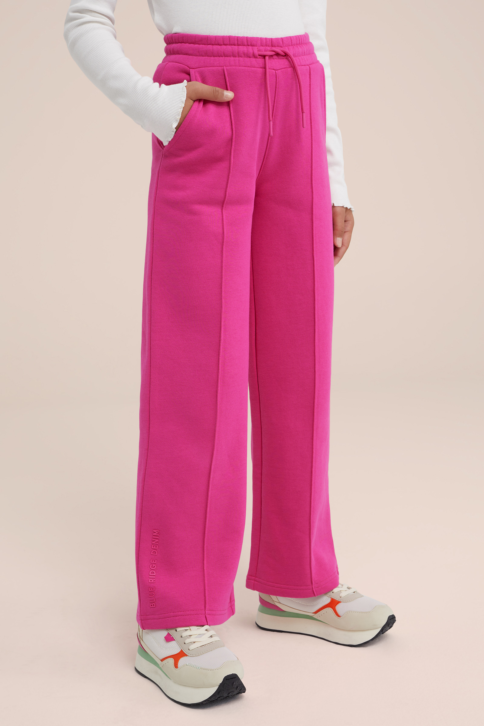 Pantalon de jogging straight fit fille | wefashion.fr