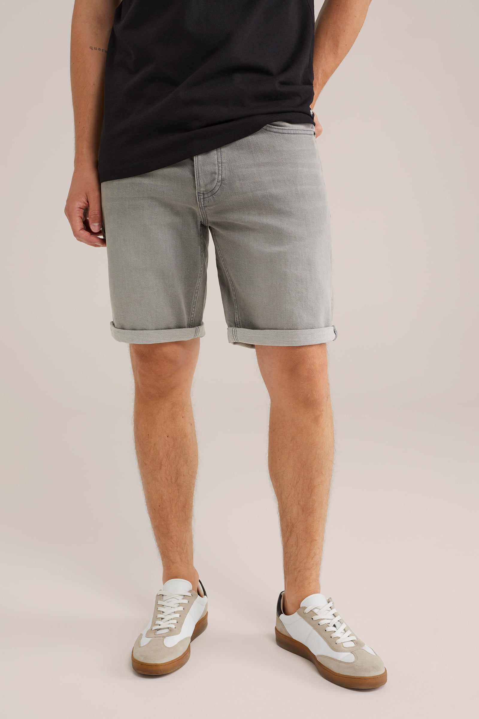 Herren-Regular-Fit-Jeansshorts | wefashion.com