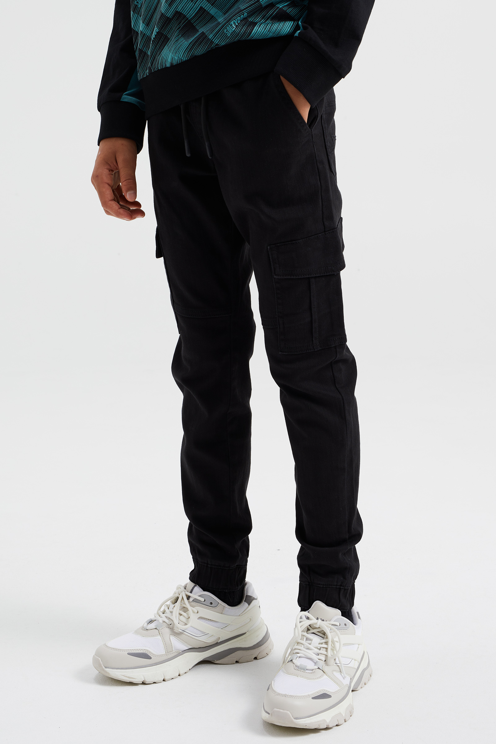 Pantalon cargo regular fit garçon | wefashion.com