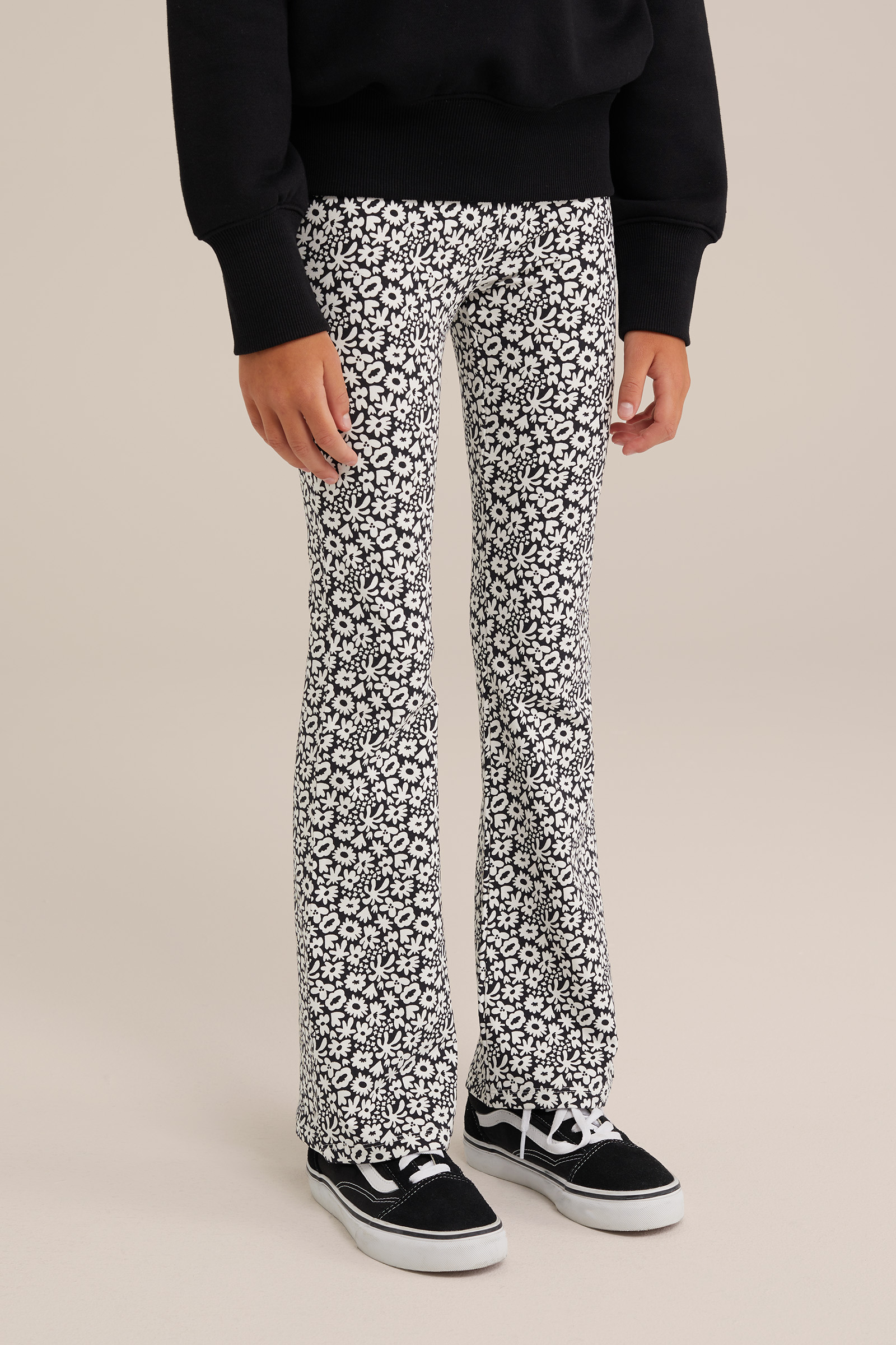 Meisjes flared legging met print | wefashion.com