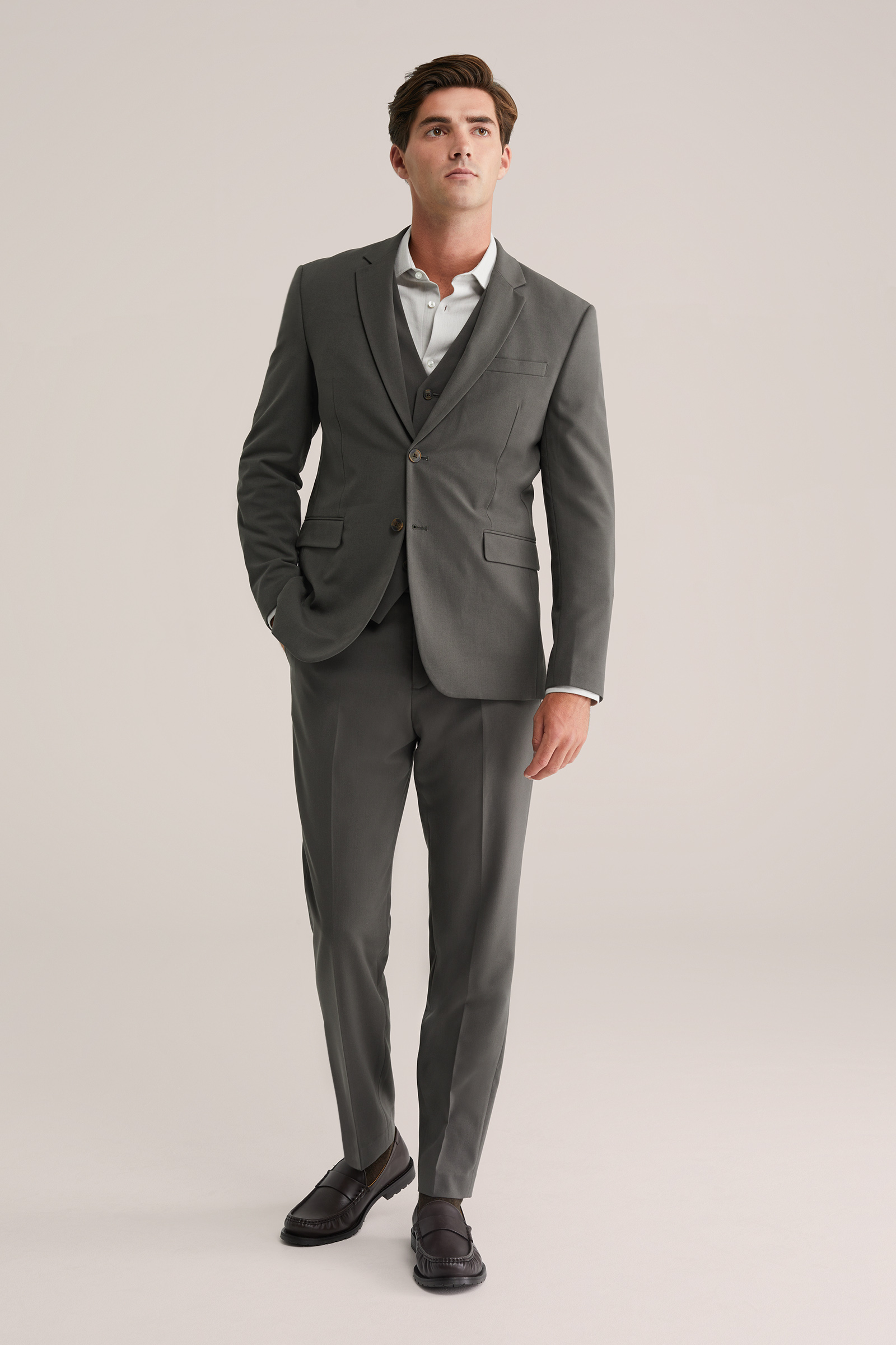 Heren slim fit blazer - THE FLEX SUIT | wefashion.com