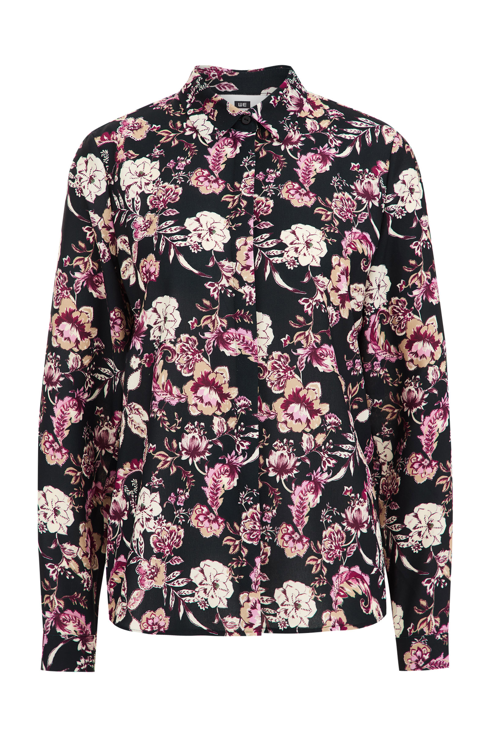 Dames blouse met fijne structuur | wefashion.nl