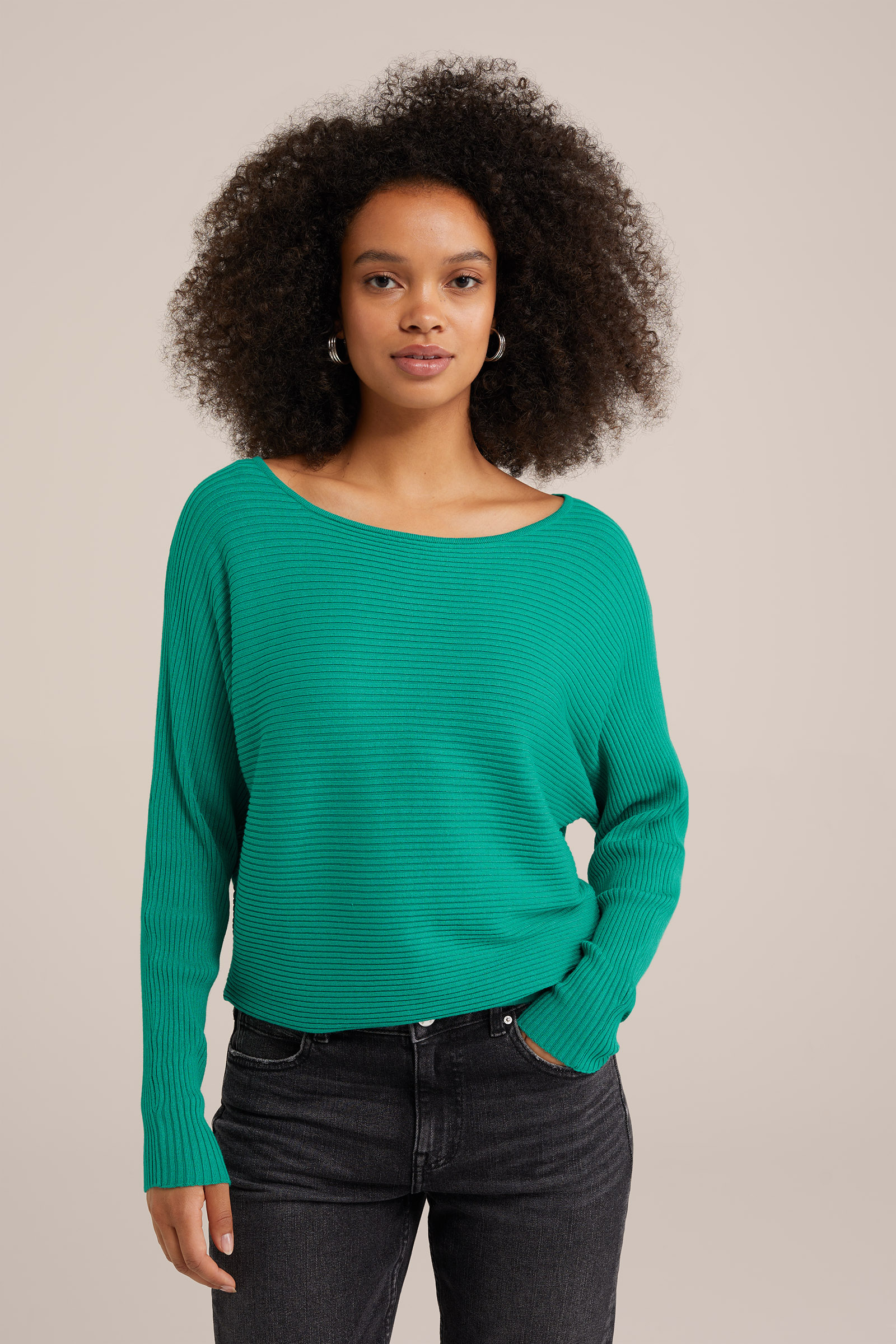 Dames geribde trui | wefashion.com