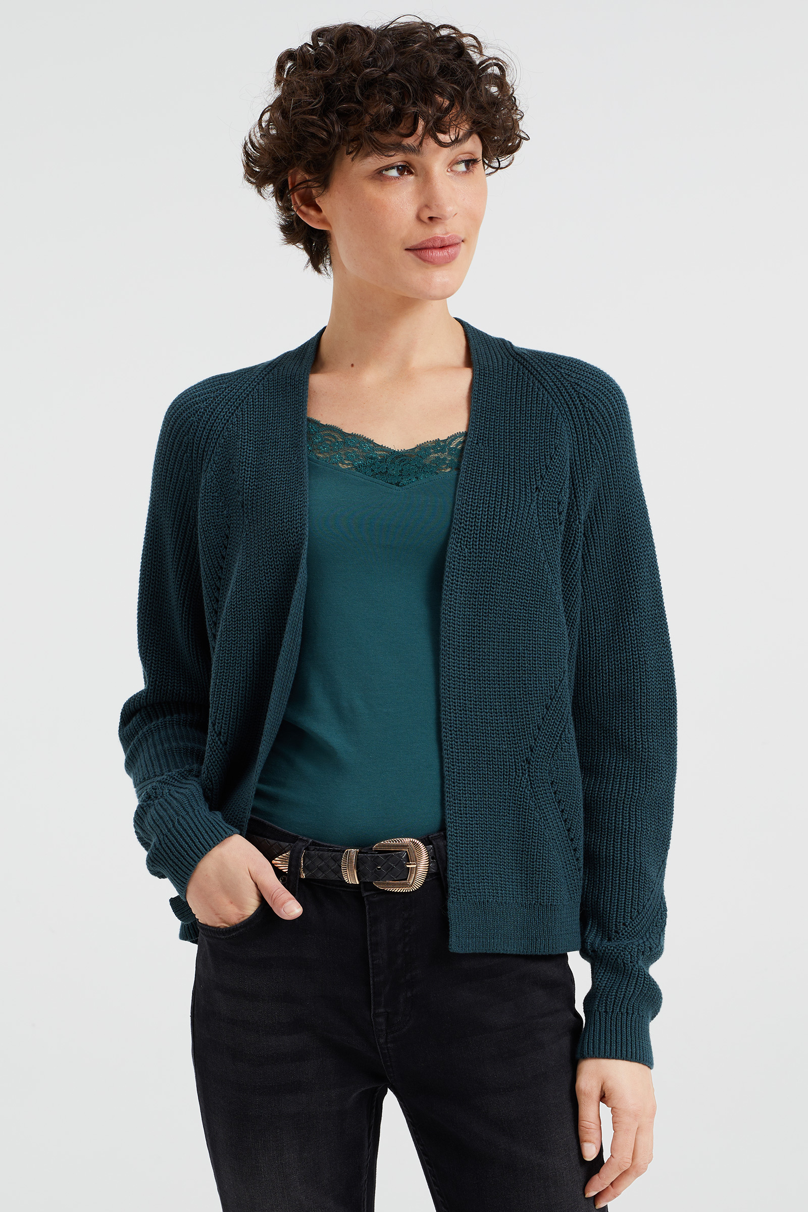 Dames gebreid vest | wefashion.com