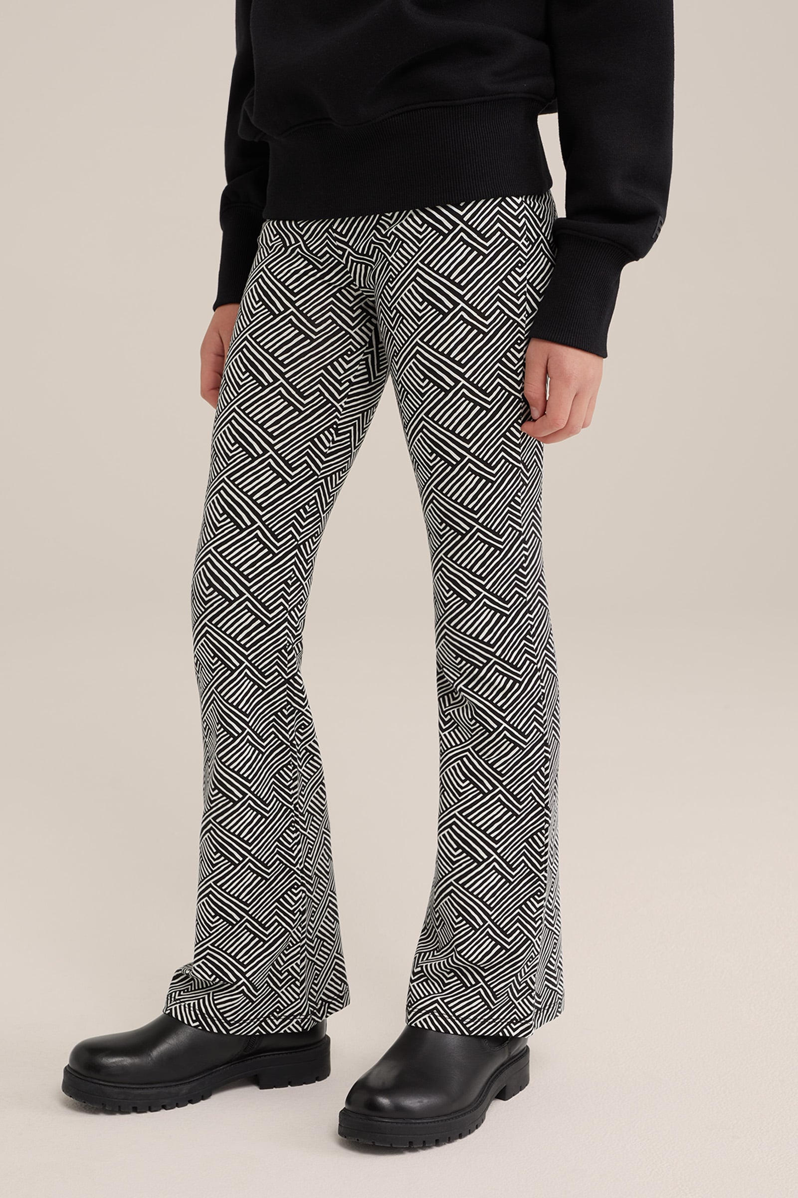 Meisjes flared legging met print | wefashion.com