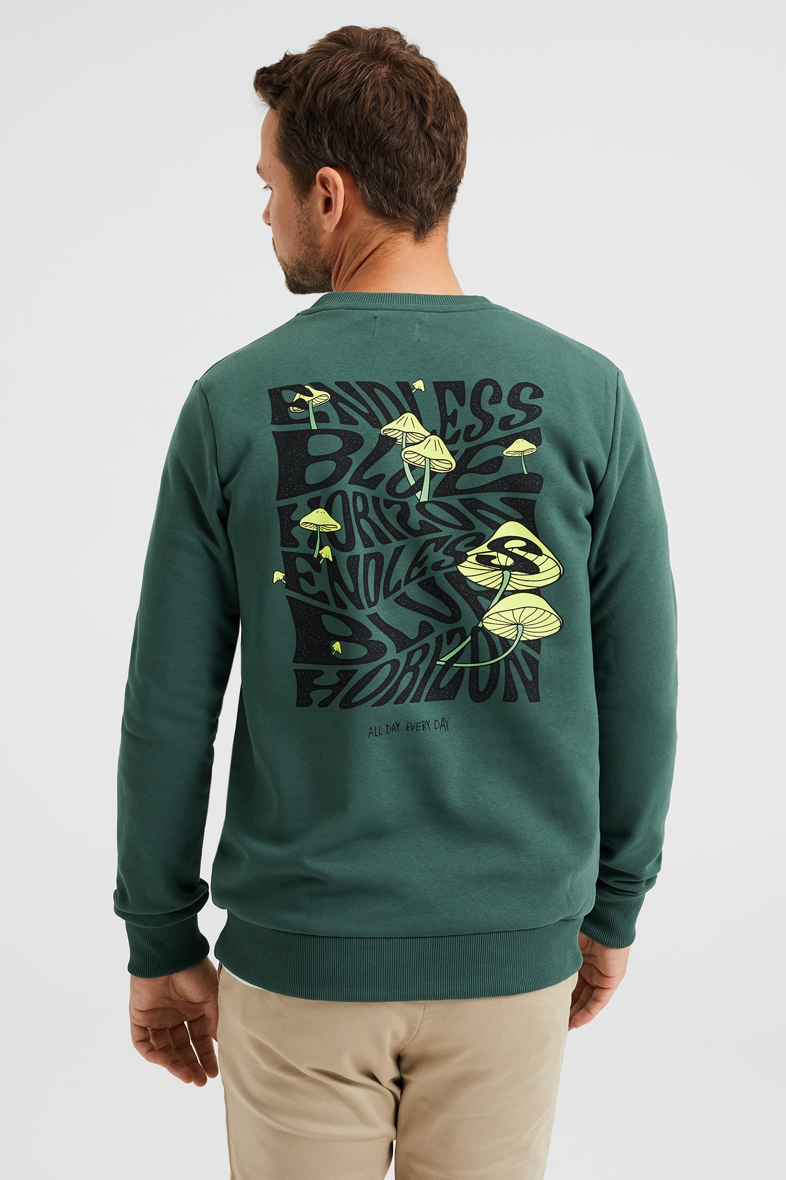 Heren sweater met opdruk | wefashion.com