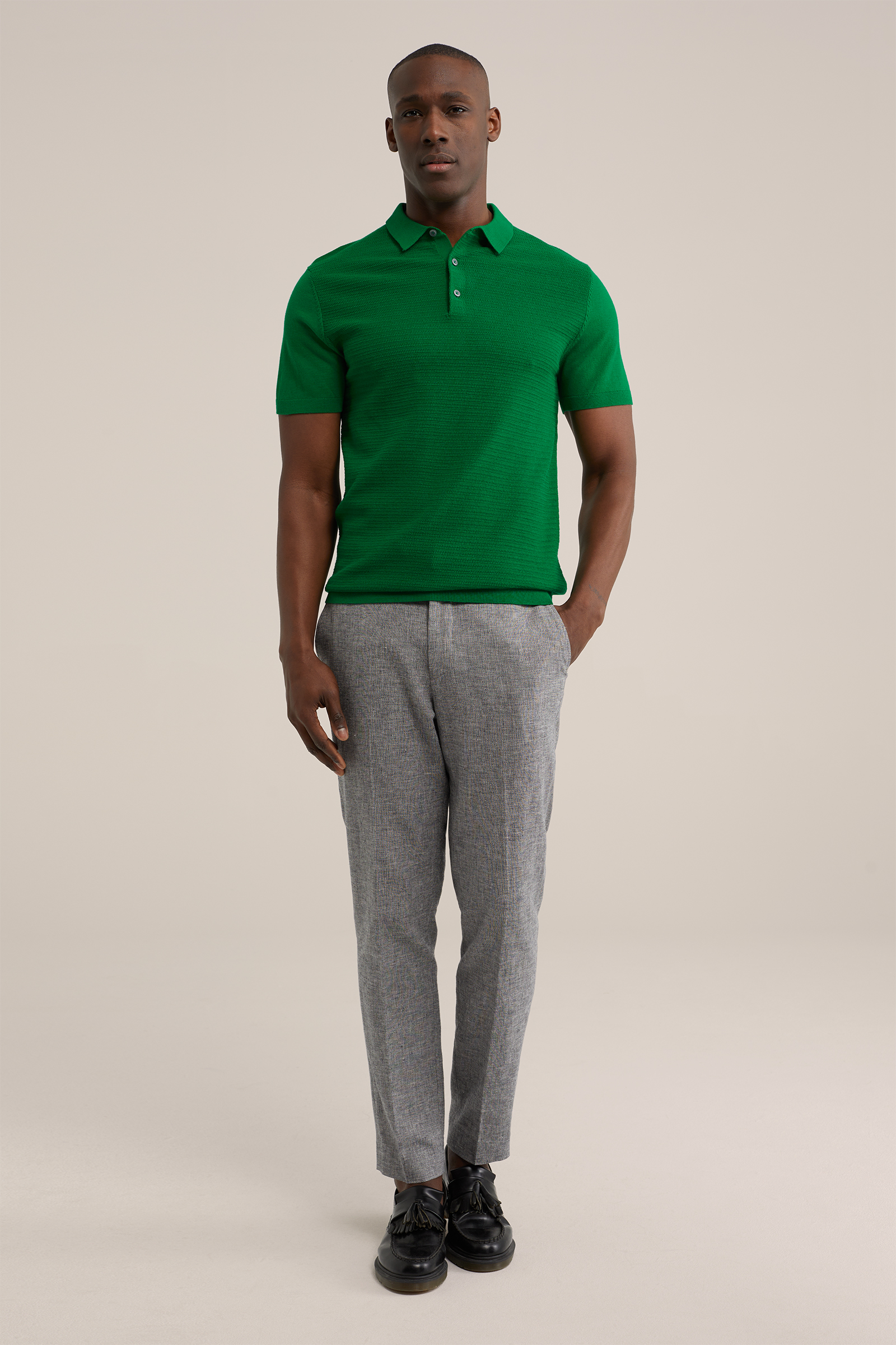 Polo à structure homme | wefashion.com