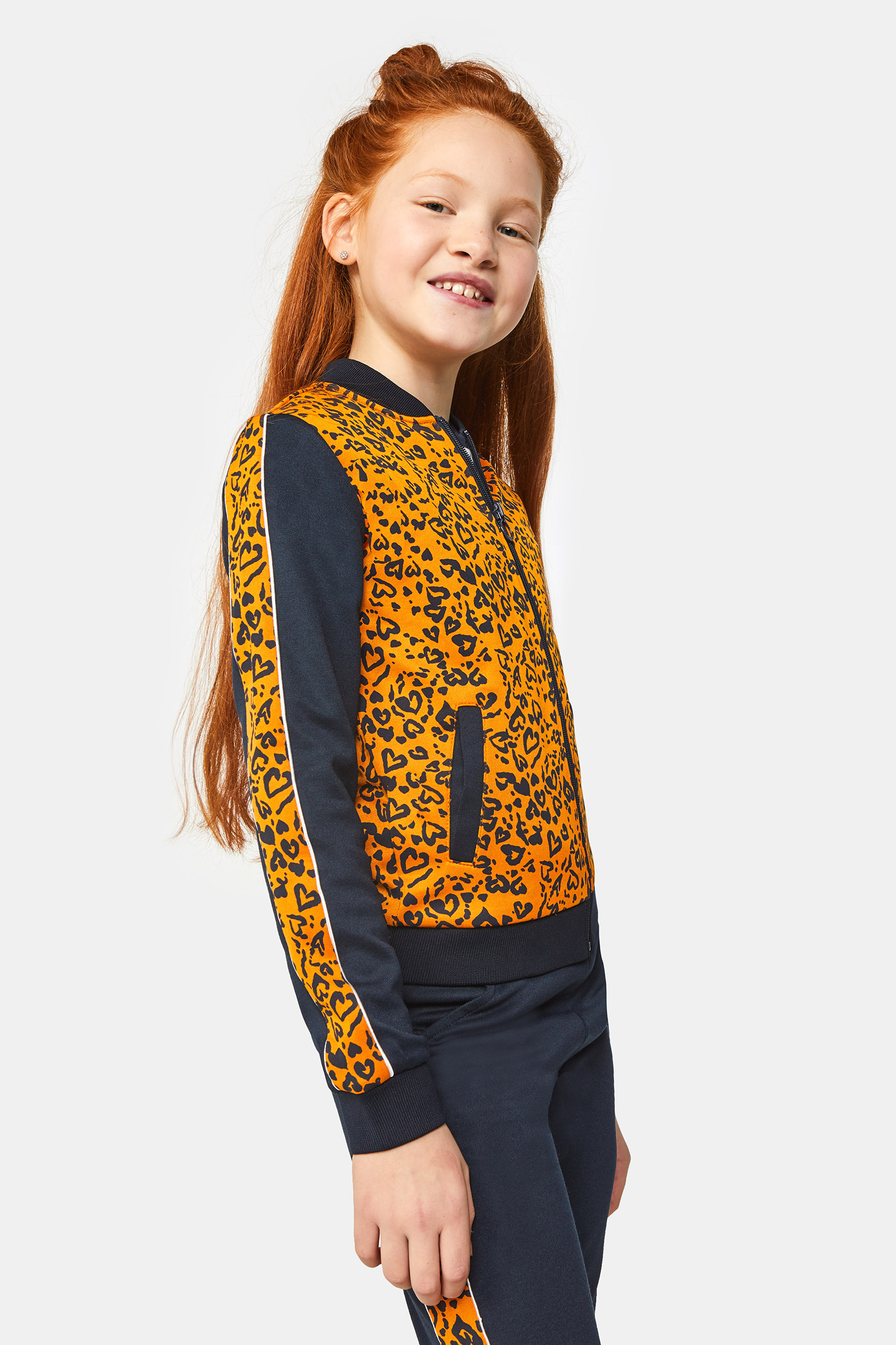 Meisjes luipaarddessin sportpak | wefashion.nl