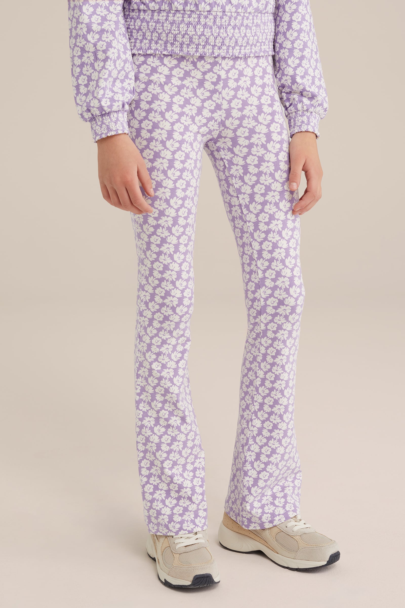 Meisjes flared legging met print | wefashion.com