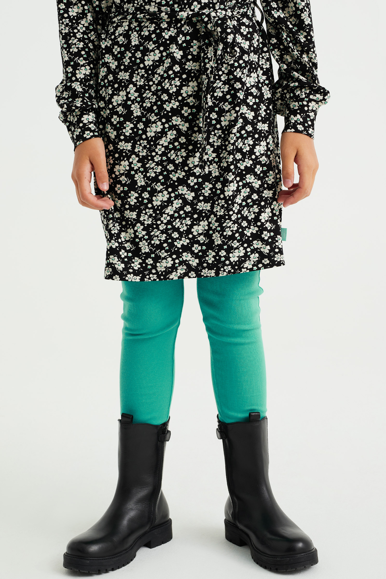 Meisjes legging van ribstof | wefashion.com