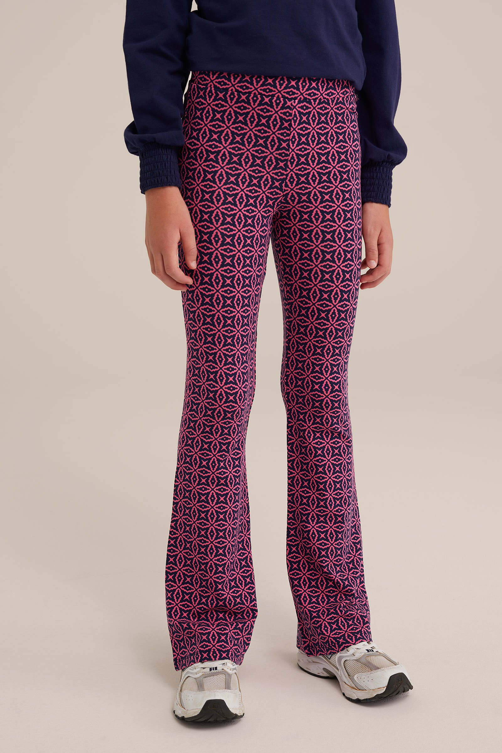 Meisjes flared legging met print | wefashion.com