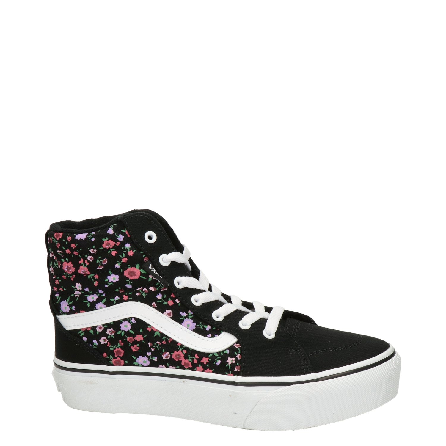Vans Filmore Hi Platform Floral meisjes sneaker | wefashion.nl