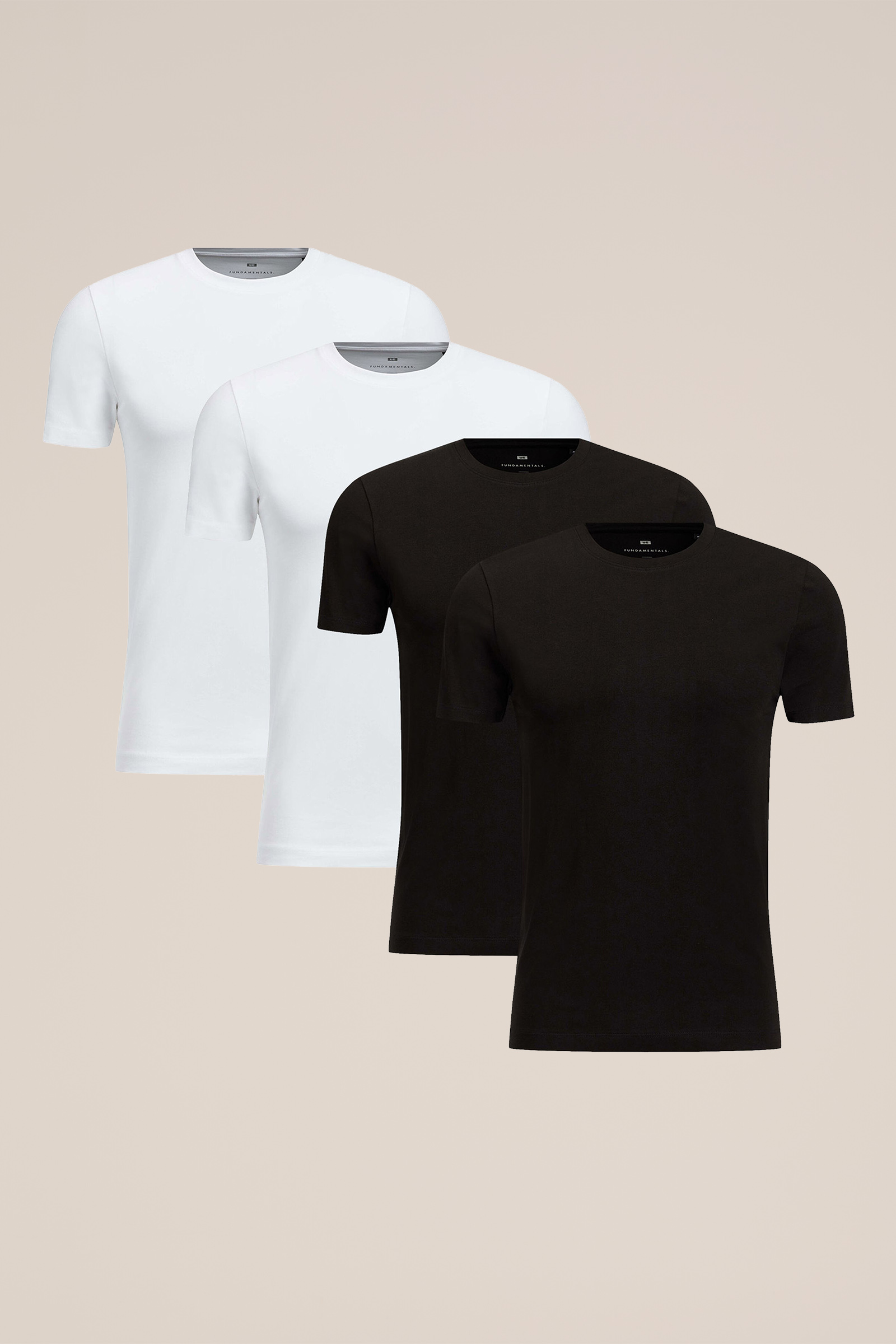 Herren Basic T-Shirt 4er-Pack | wefashion.com