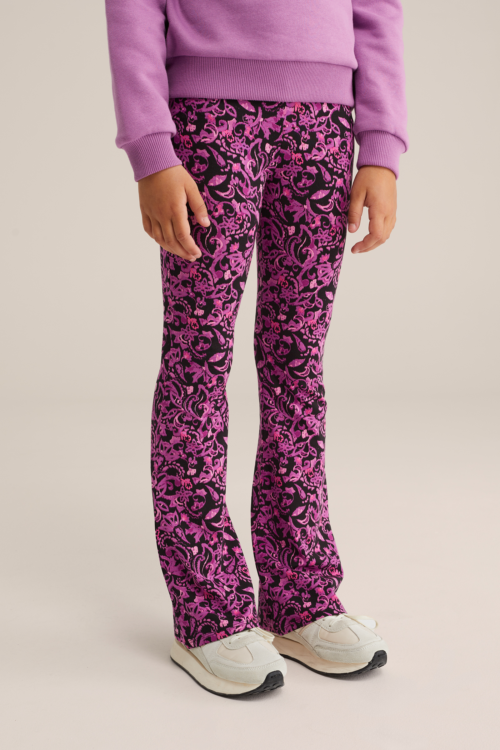 Meisjes flared legging met print | wefashion.com