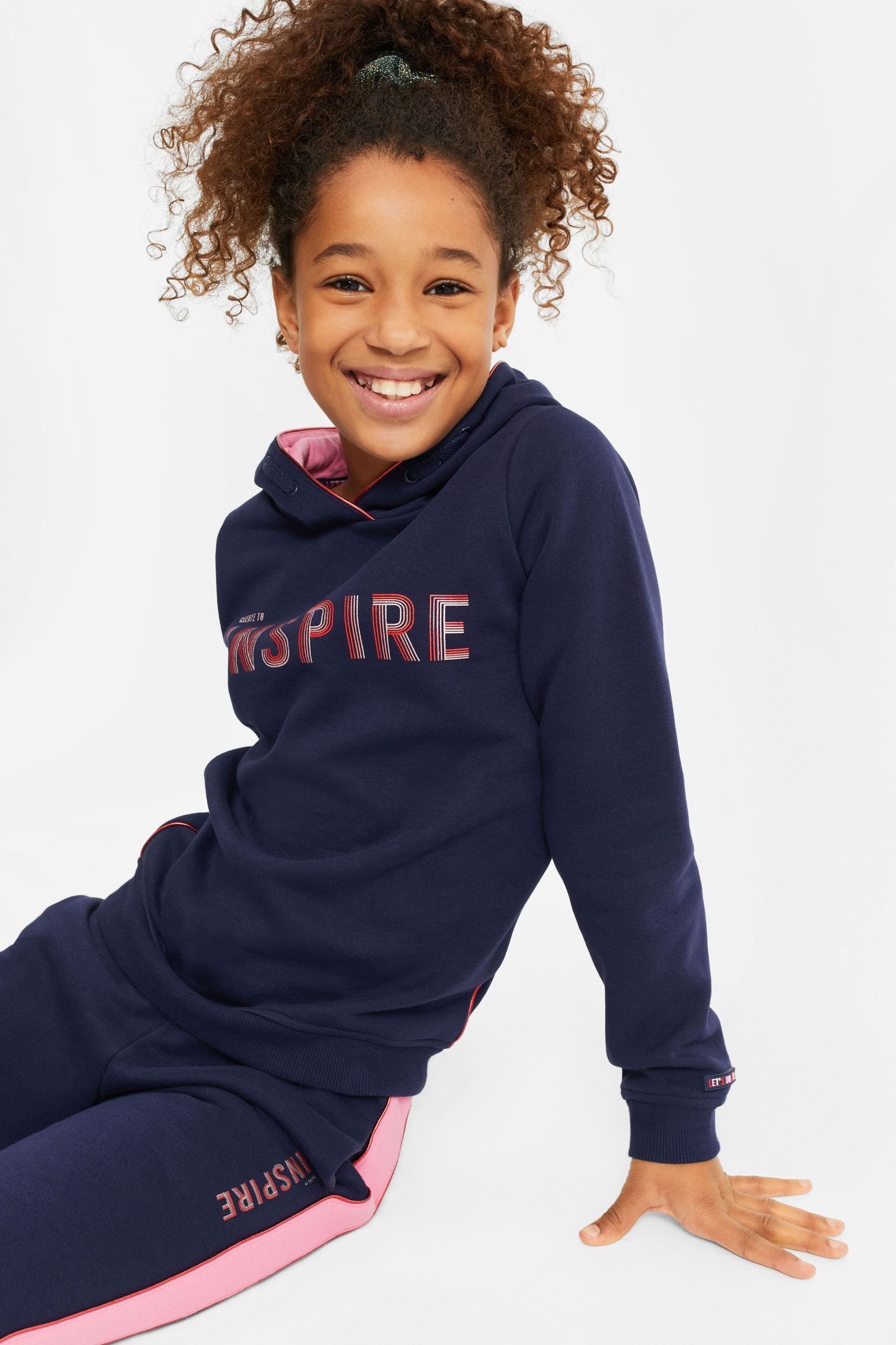 Meisjes sportpak met kleurdetail | wefashion.com