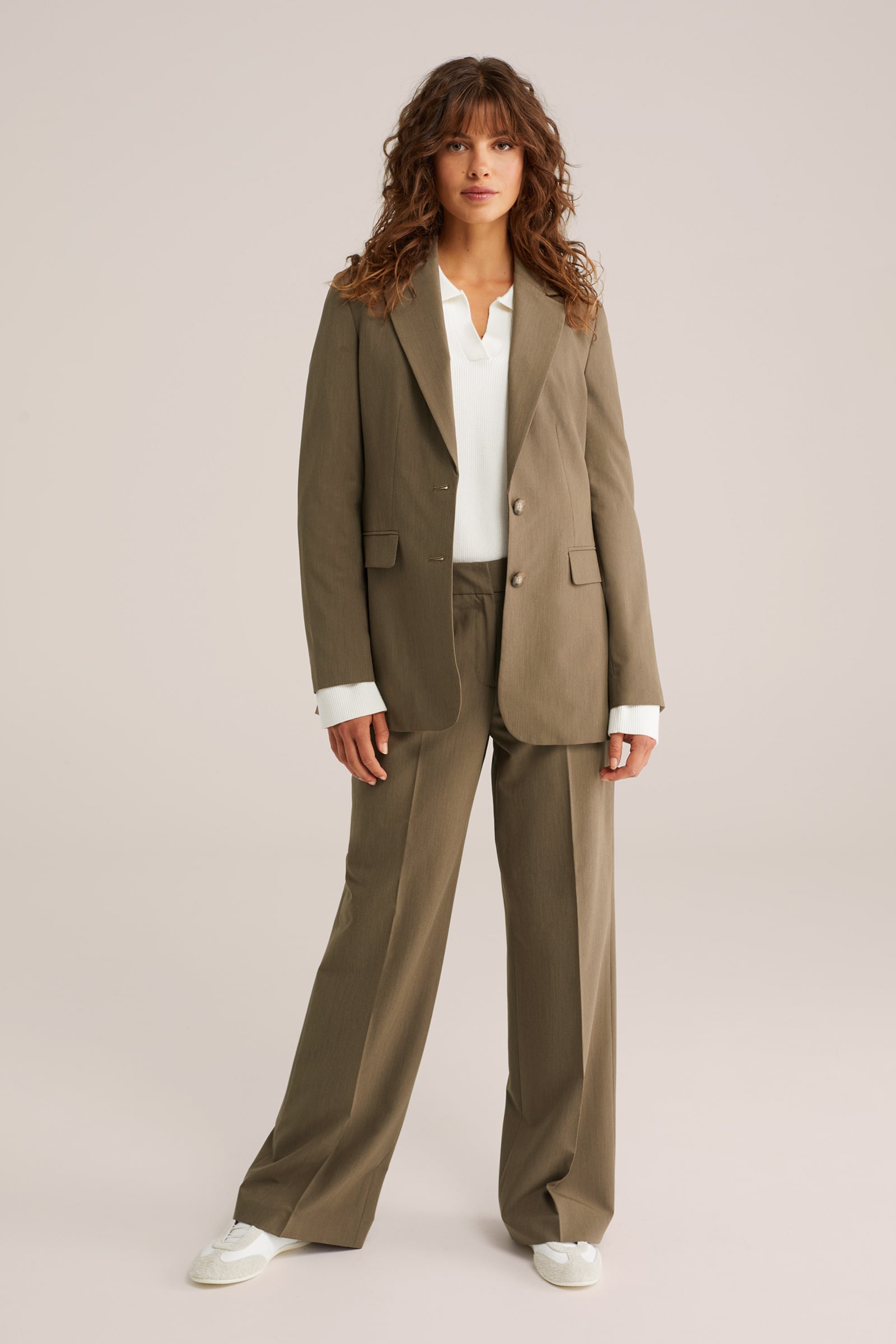 Dames Regular fit pak met ruit | wefashion.com