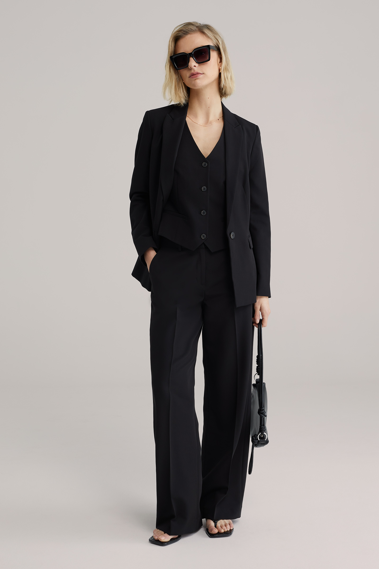 Dames Regular fit driedelig pak | wefashion.com