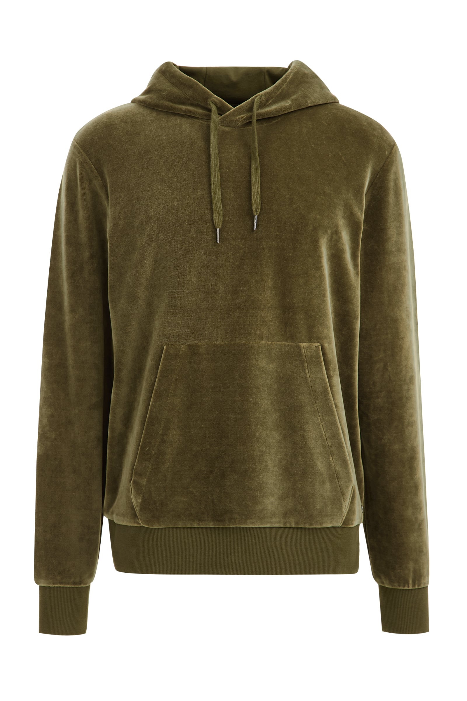Heren velvet hoodie | wefashion.com
