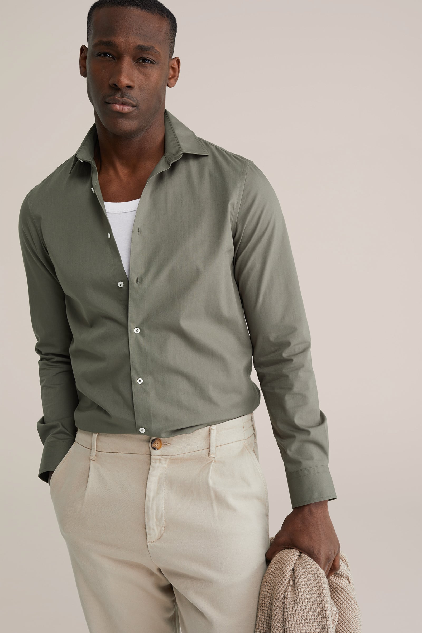 Heren Easy-care regular fit overhemd | wefashion.com