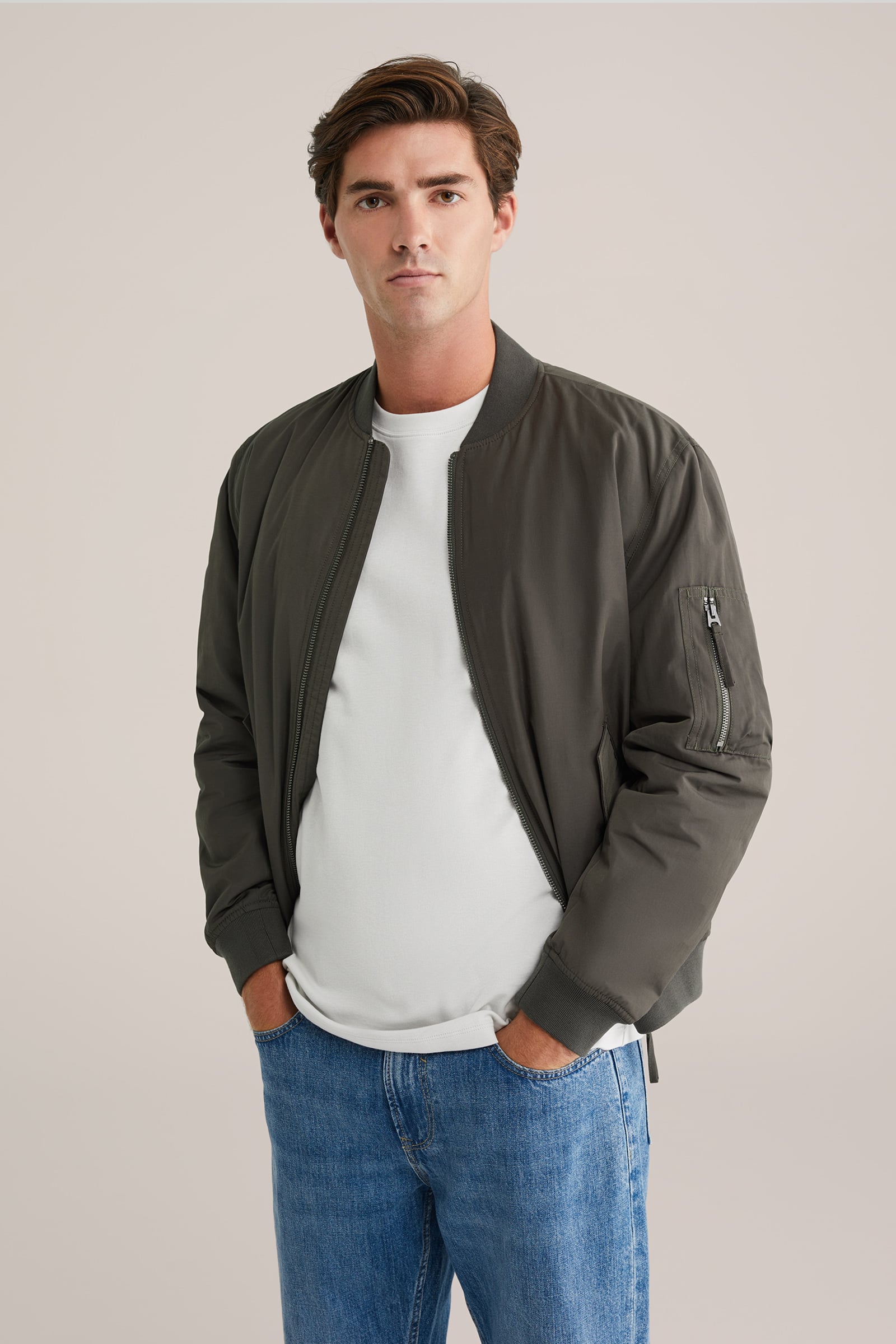 Heren waterafstotend bomberjack | wefashion.com